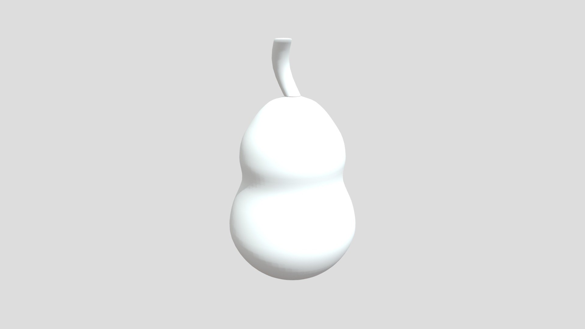 Pear (Untextured) - Download Free 3D model by RakanHaddad [441a550 ...