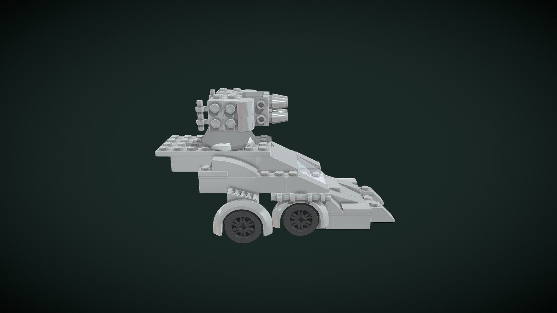 MDW Lego Car Turret - Download Free 3D model by Brit Kids Digital ...