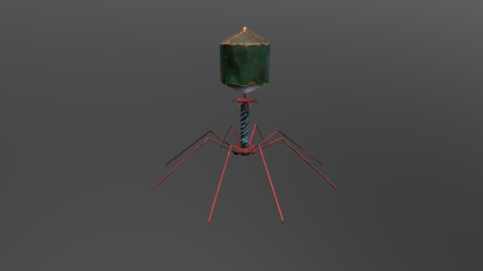 Bacteriophage - 3D model by RinsDoll [441ba50] - Sketchfab