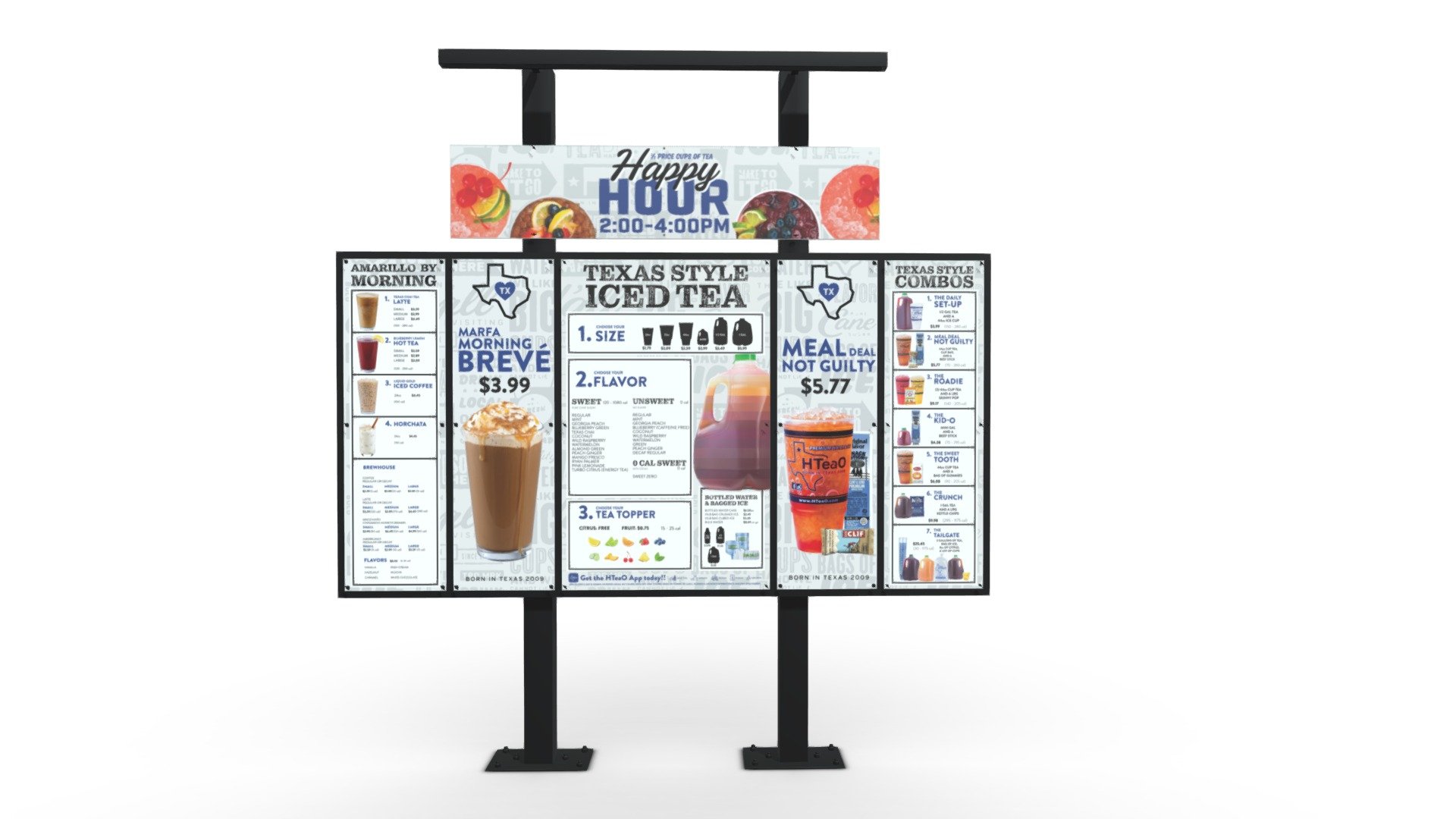version two hteao menu signage - 3D model by Titan Sign Company ...