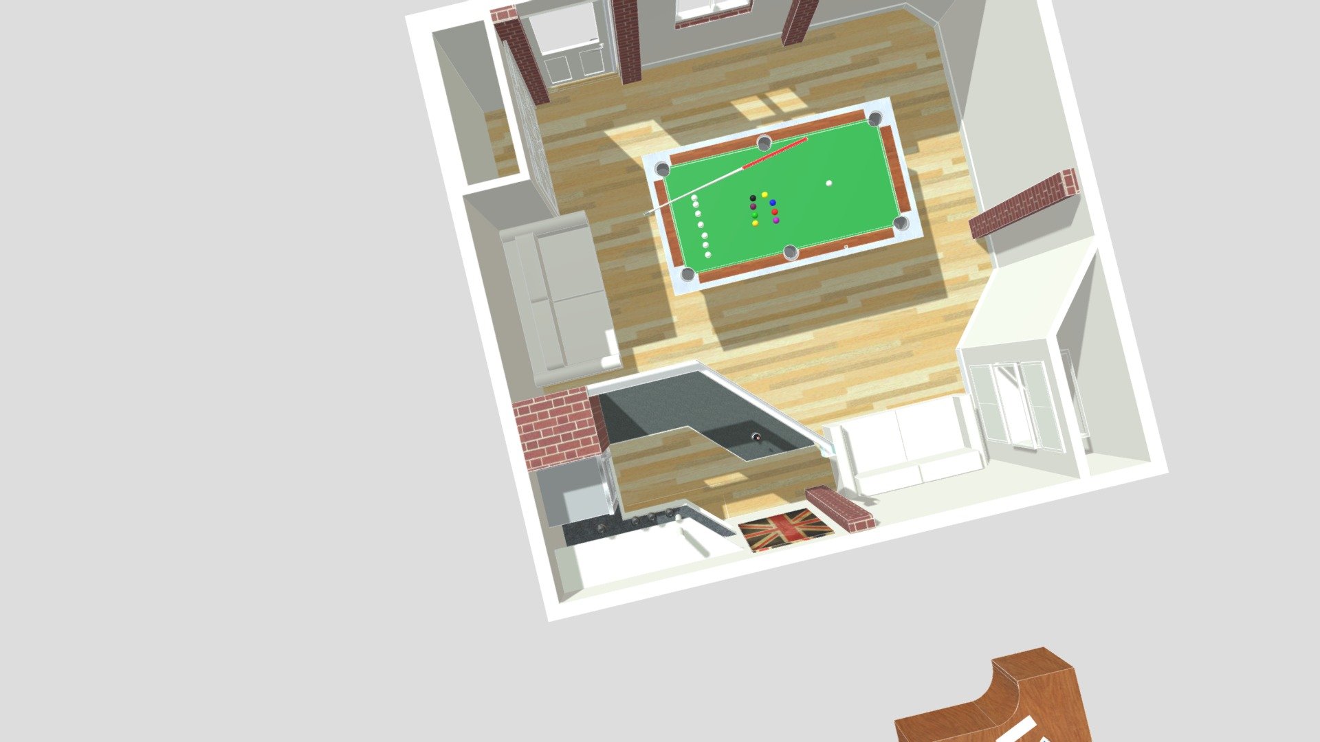 Games Room - 3D model by wisdomdesignuk [441d0d4] - Sketchfab