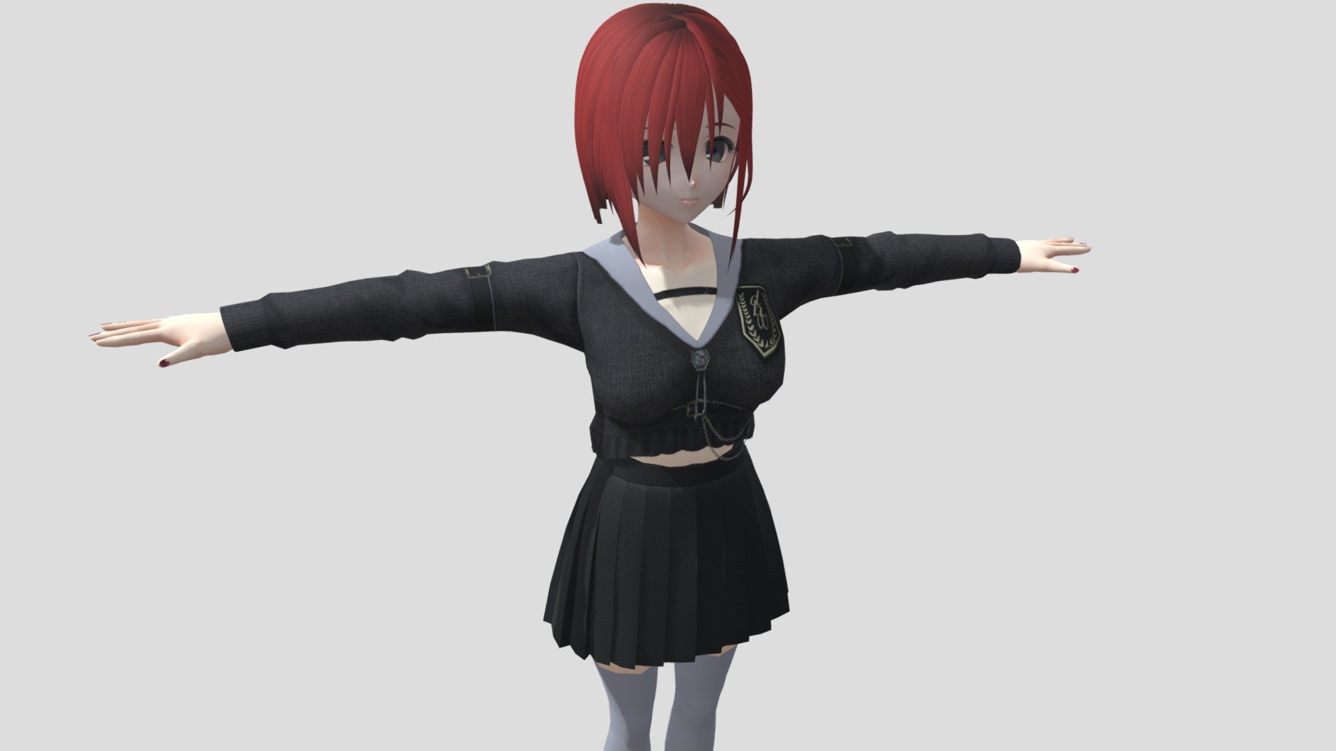 【Anime Character】Ruri (V2/Unity 3D) - Buy Royalty Free 3D model by 3D ...
