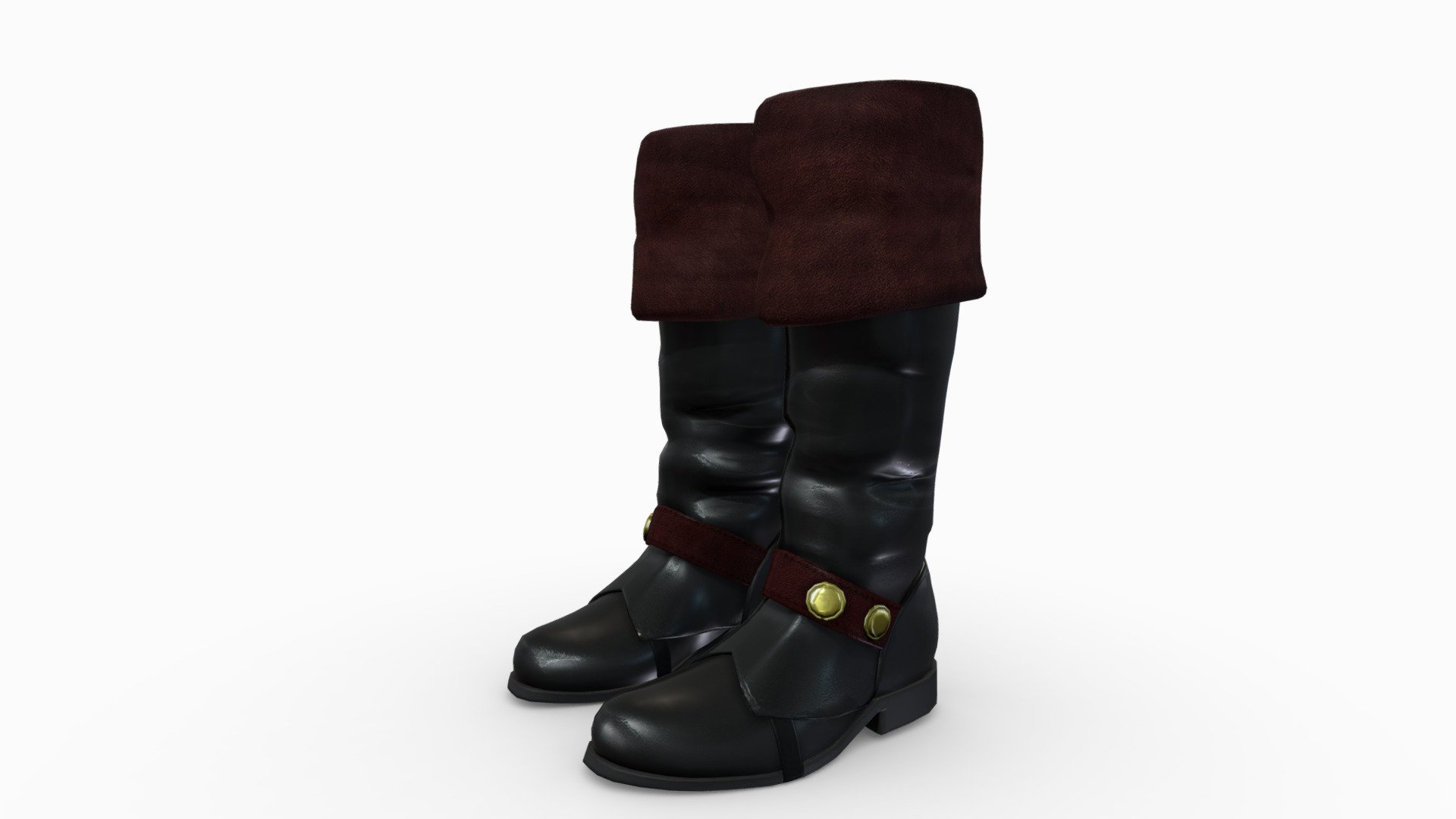 Men's Medieval King Boots - Buy Royalty Free 3D model by 3dia [441feda ...