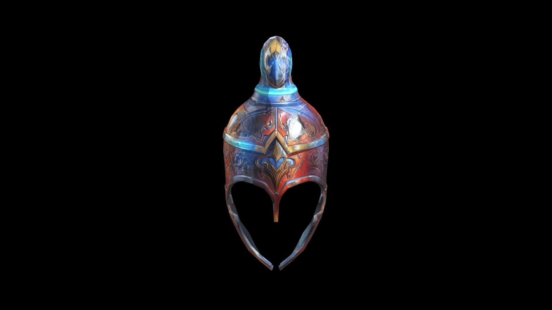 Meshy Helmet Fantasy Tempestweaver Helm - Download Free 3D model by ...