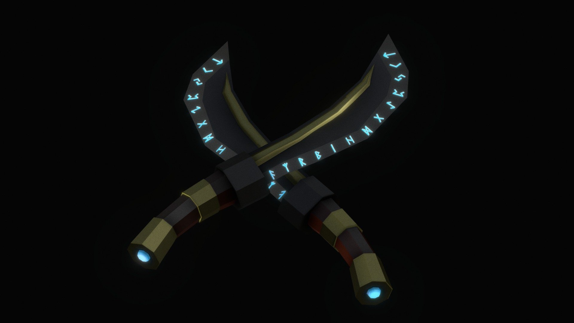 Blades of Loki (Low Poly) - 3D model by Likonisa (@eDU6tjT5IDwTntq ...