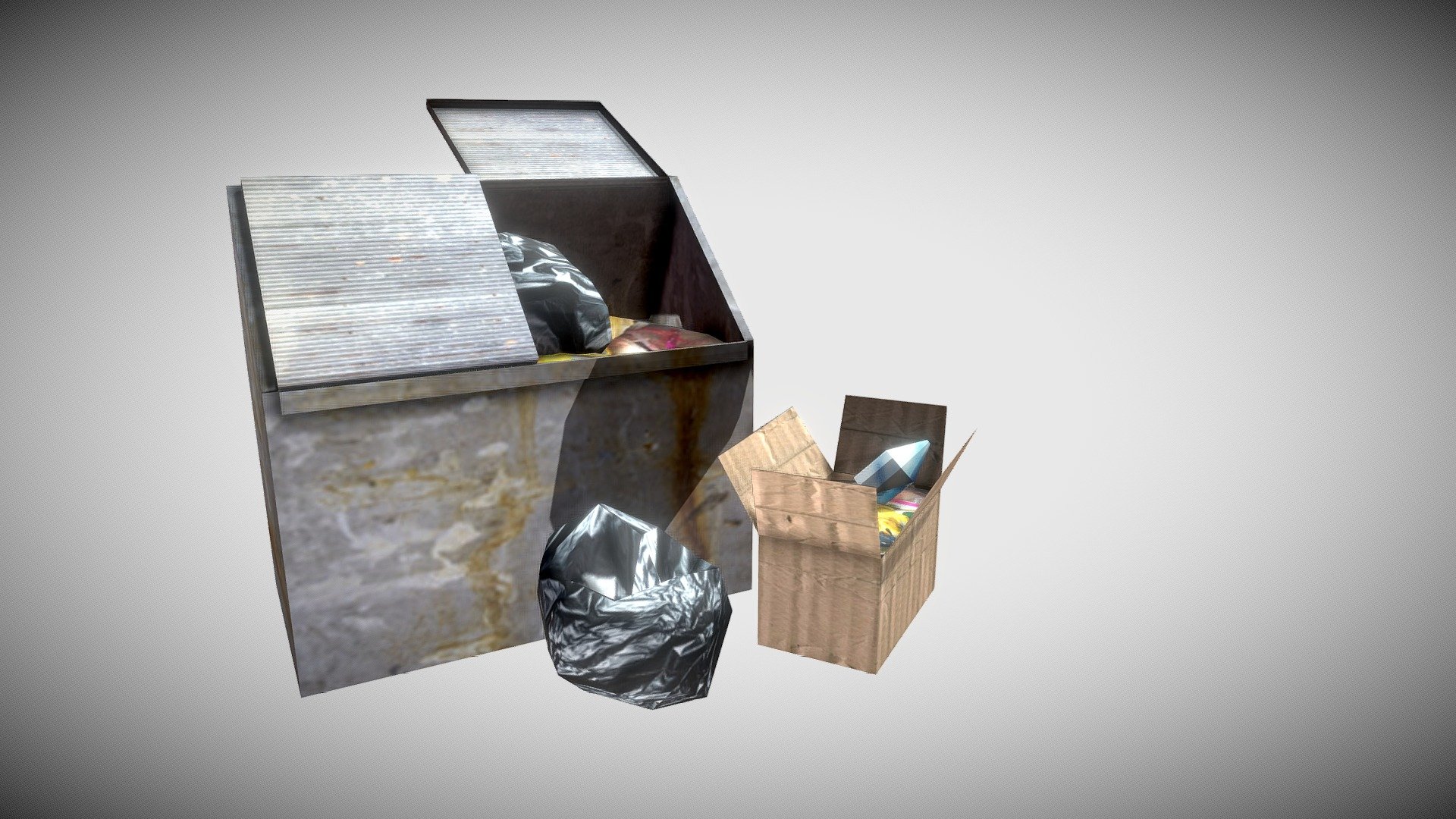 Trashbox - 3D model by RyanButler (@but23000393) [4424905] - Sketchfab