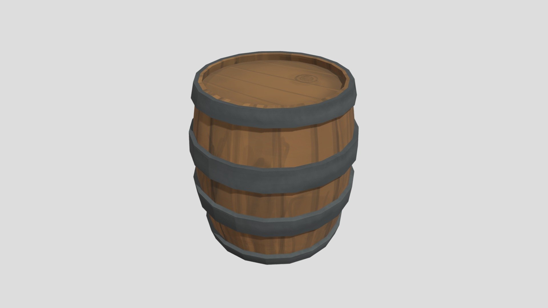 Barrel (3D model) - 3D model by frosycmp4 [4424bdb] - Sketchfab