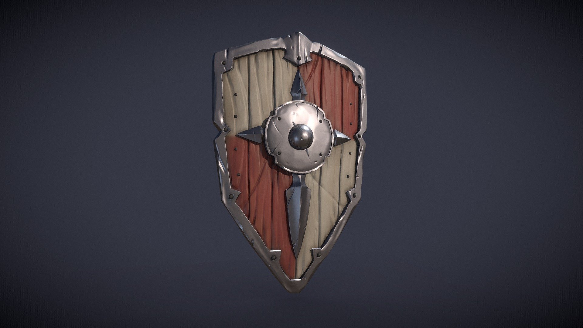 Fantasy Shield - 3D model by Matthias Schmitz (@Ripred) [44265ea ...