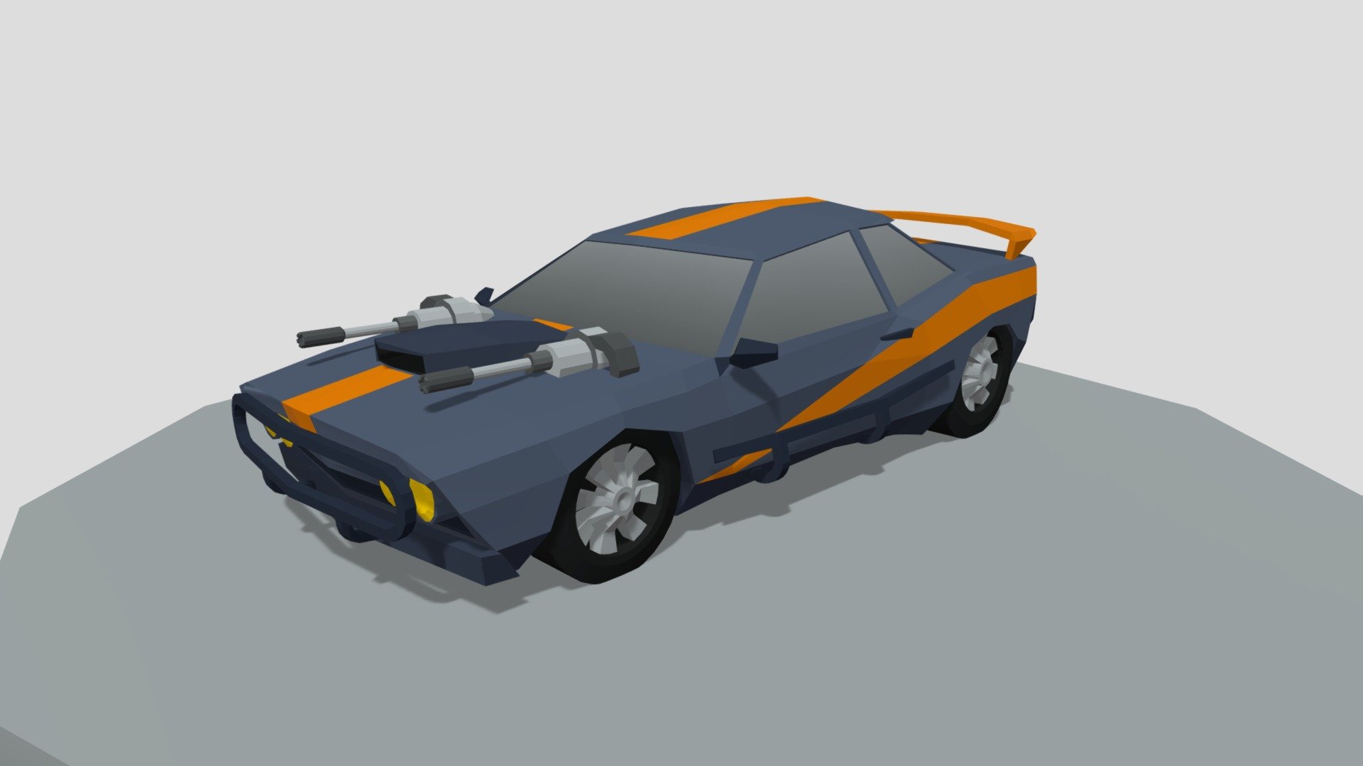 Battle muscle Car - 3D model by haim96 [442781b] - Sketchfab