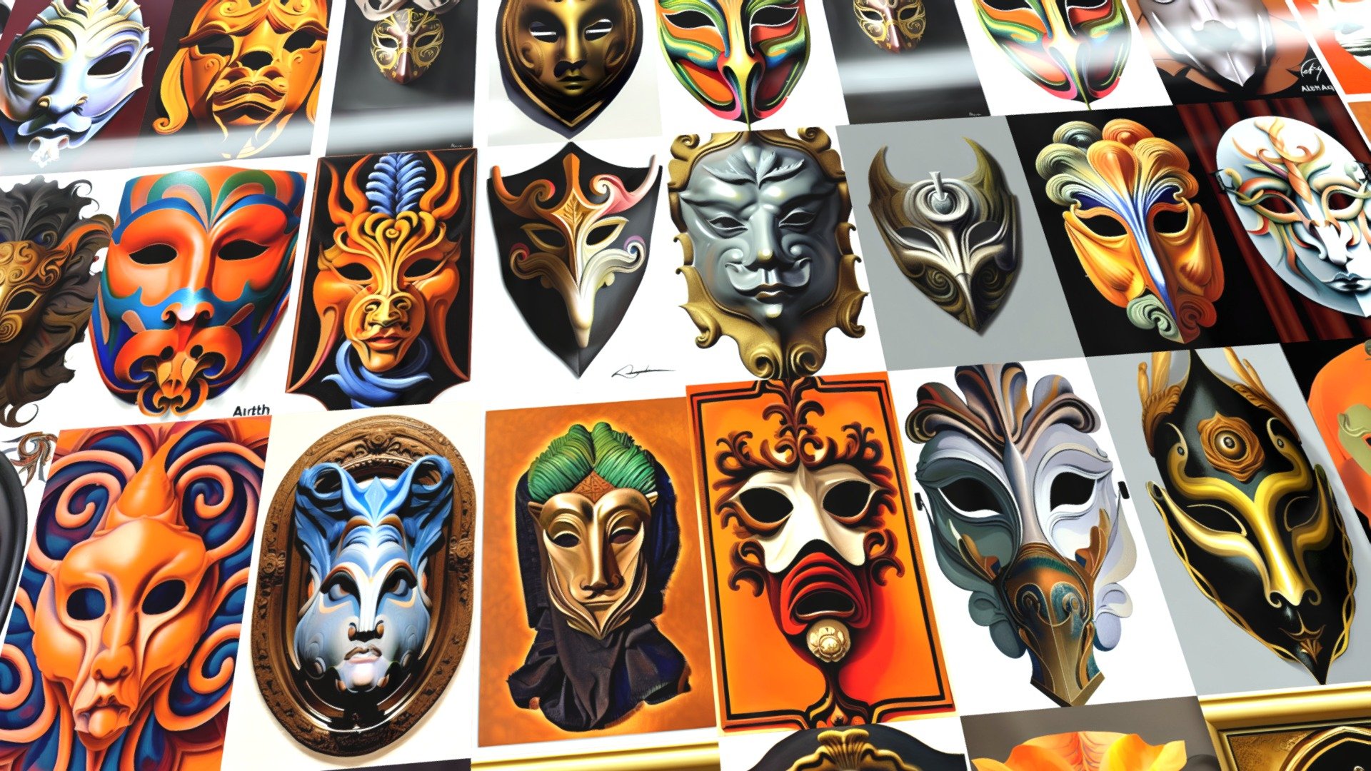 w 836 ceremonial beast mask - Download Free 3D model by klrxyz [44284a2 ...