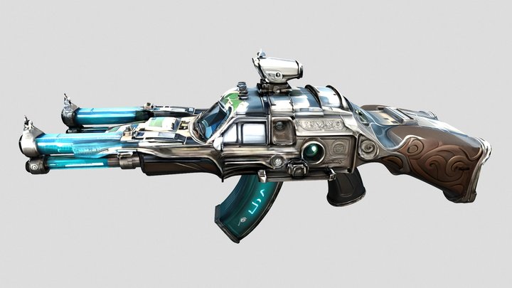 Hybrid-gun 3D models - Sketchfab