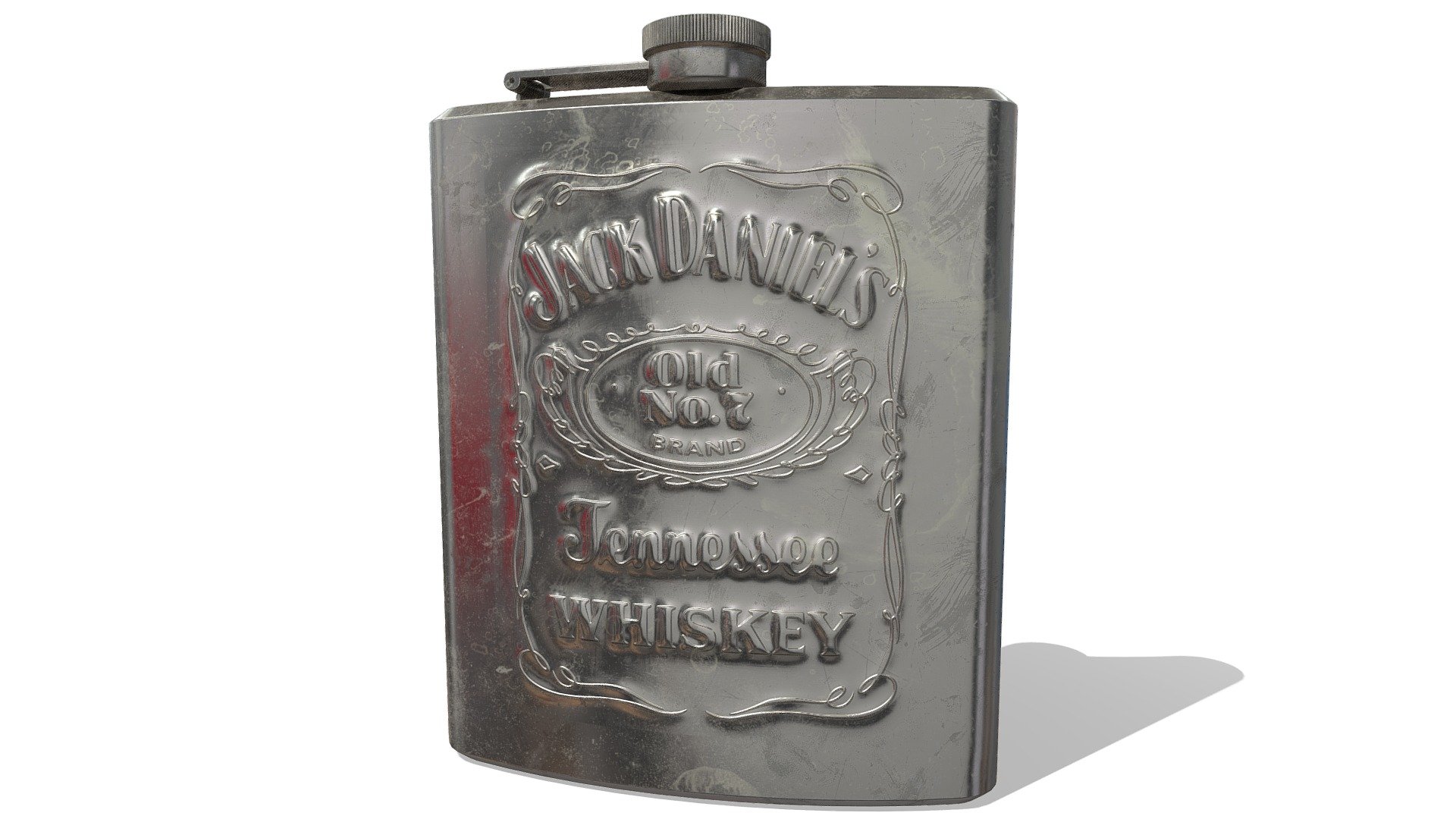 Jack Daniels Hip Flask - Buy Royalty Free 3D model by Studio Lab (@studiolab.dev) [44289ad ...