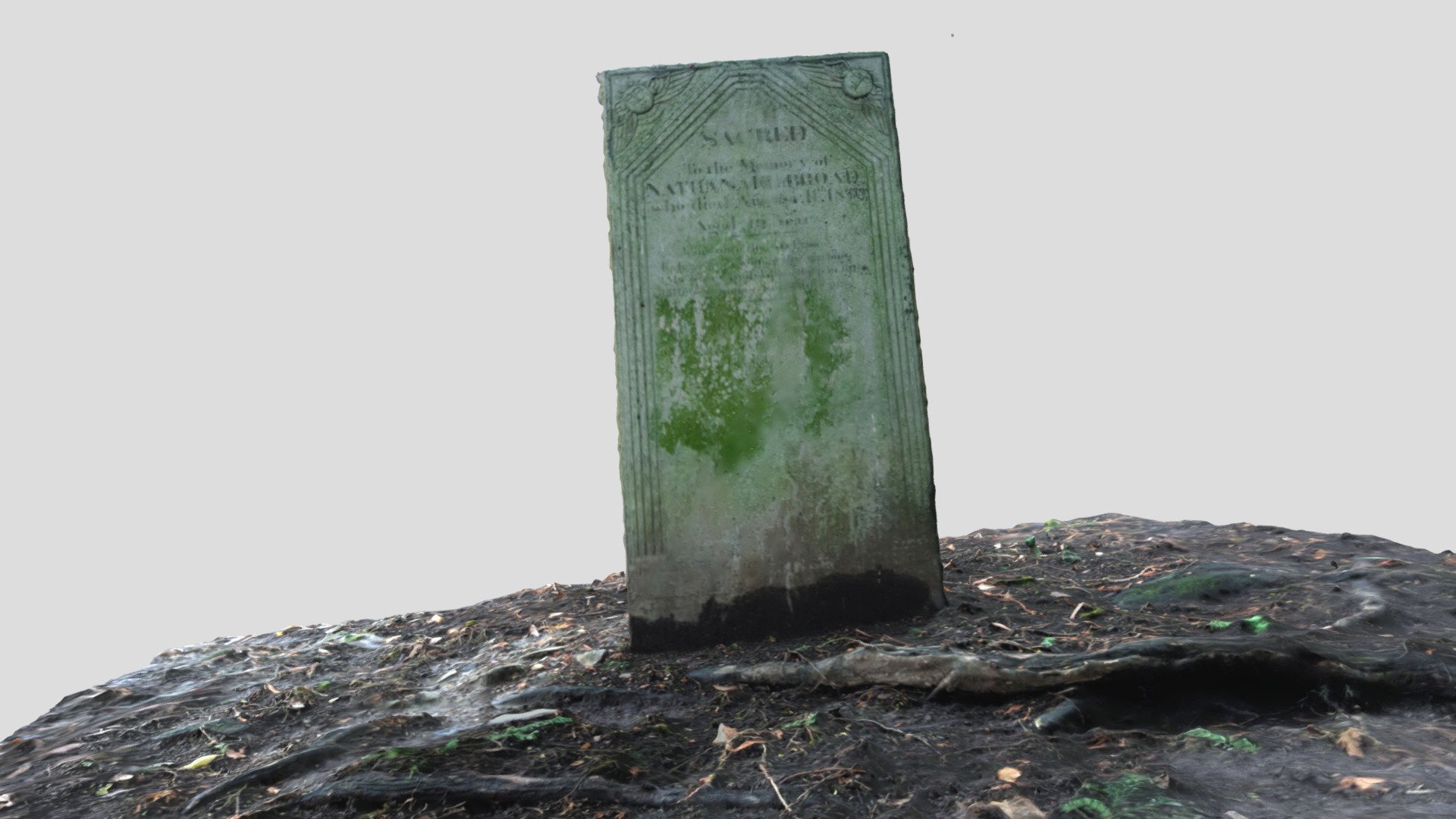 Gravestone - 3D Scan - 3D model by alice (@acbutler1997) [442a01a ...