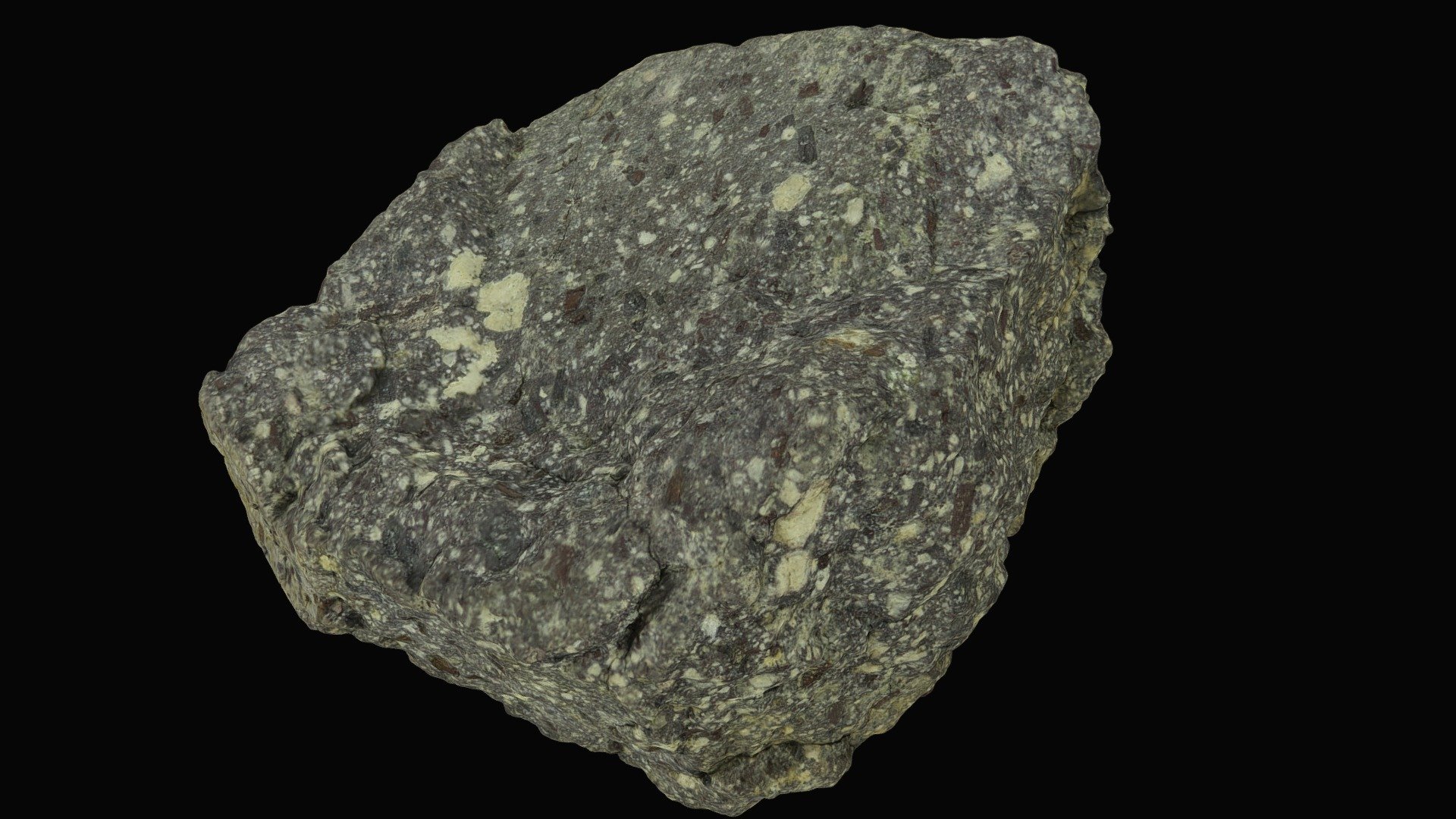 Amphibole dacite - Download Free 3D model by Sara Carena (@saracarena1 ...