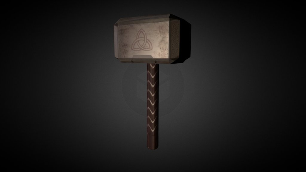 Mjolnir (V1.0) - 3D model by soulster150 [442b11e] - Sketchfab