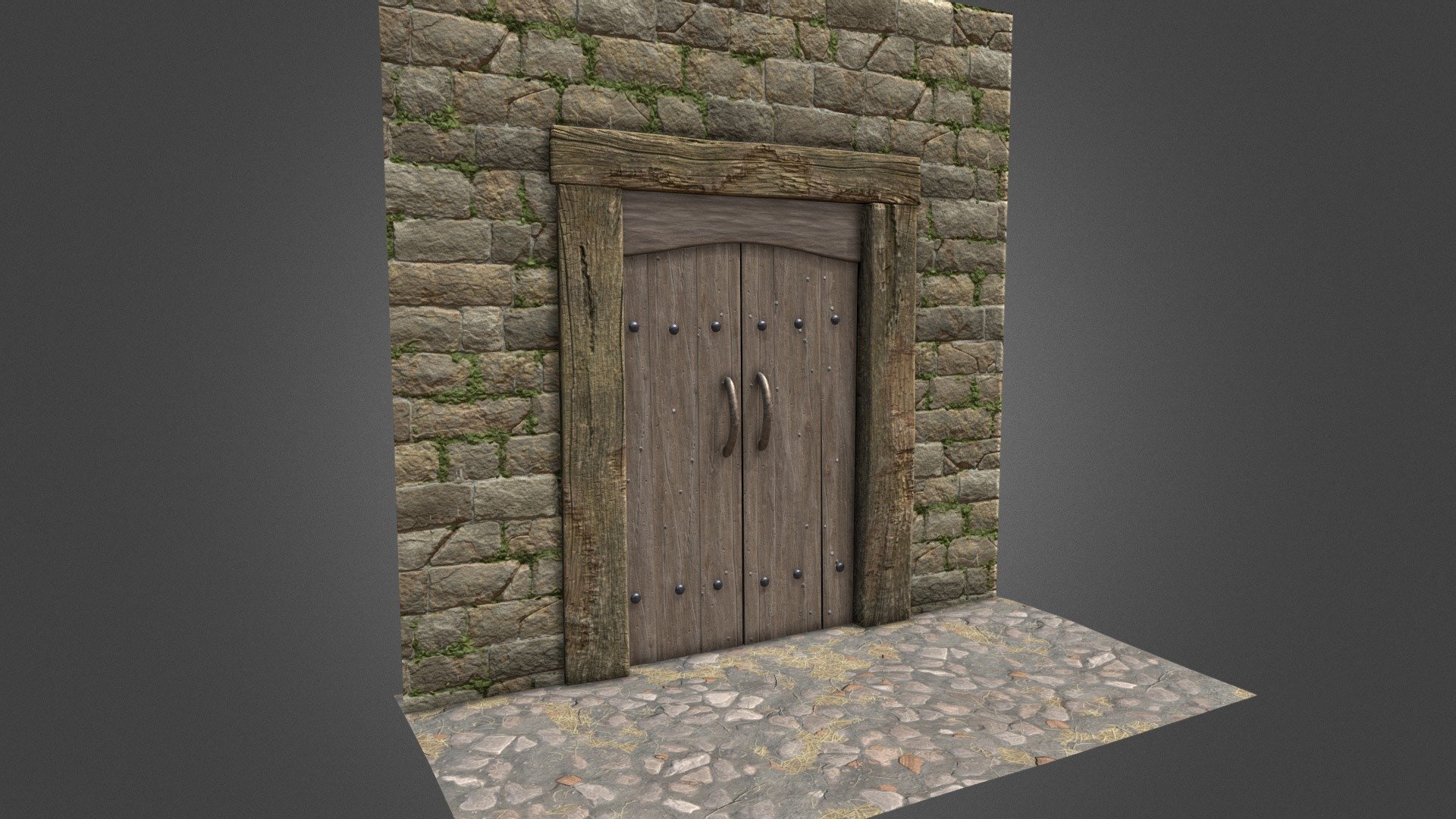 Medieval door - 3D model by nicolas kwidzinski (@nicolaskwidzinski ...