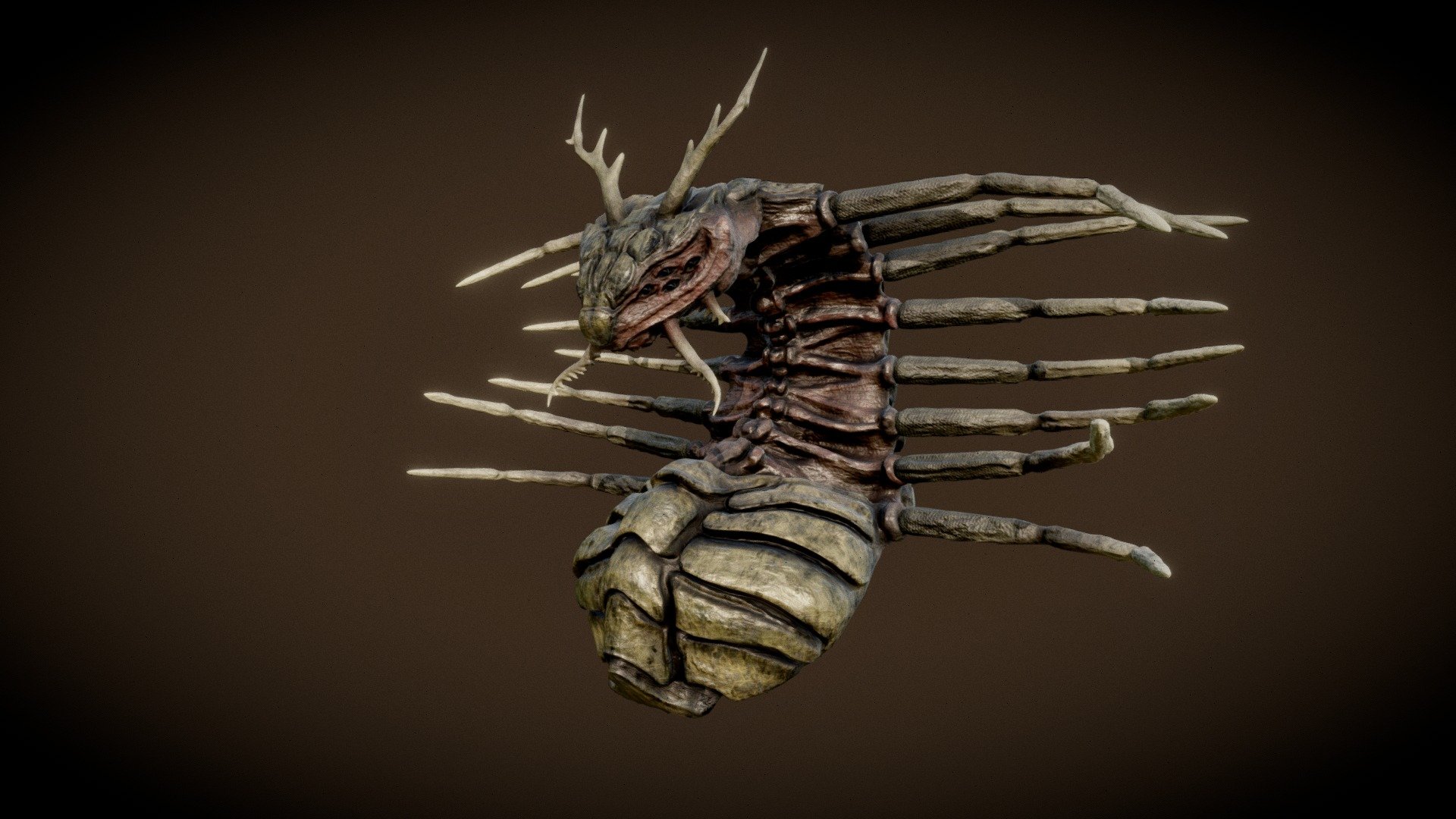 Insect monster bust - 3D model by Eivind Kolbjørnsen (@EiKoool ...