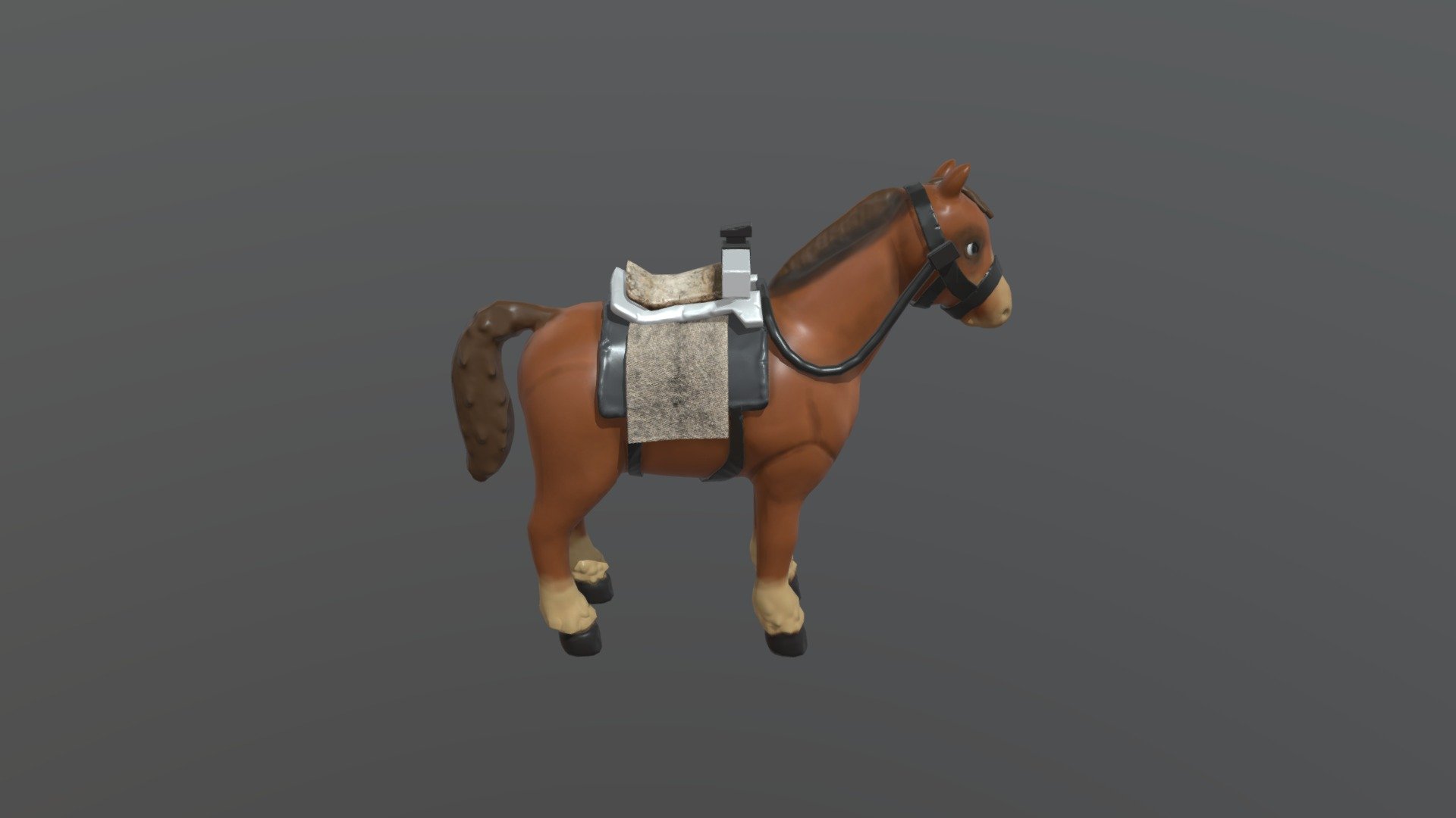Stylized Horse - 3D model by Furkan Akarsu (@trfurkanakarsu) [442c378 ...