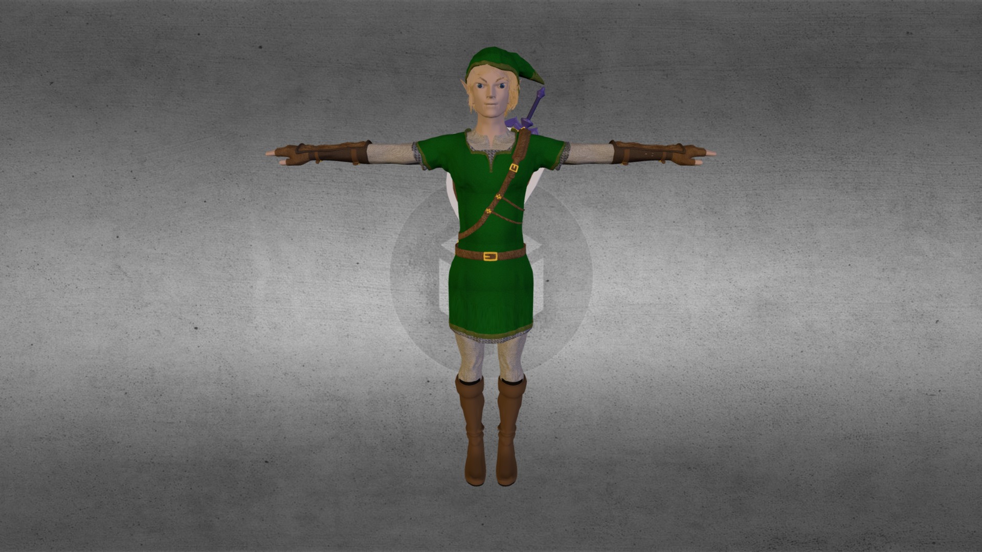 Link of Zelda - 3D model by arielpezzat [442de7d] - Sketchfab