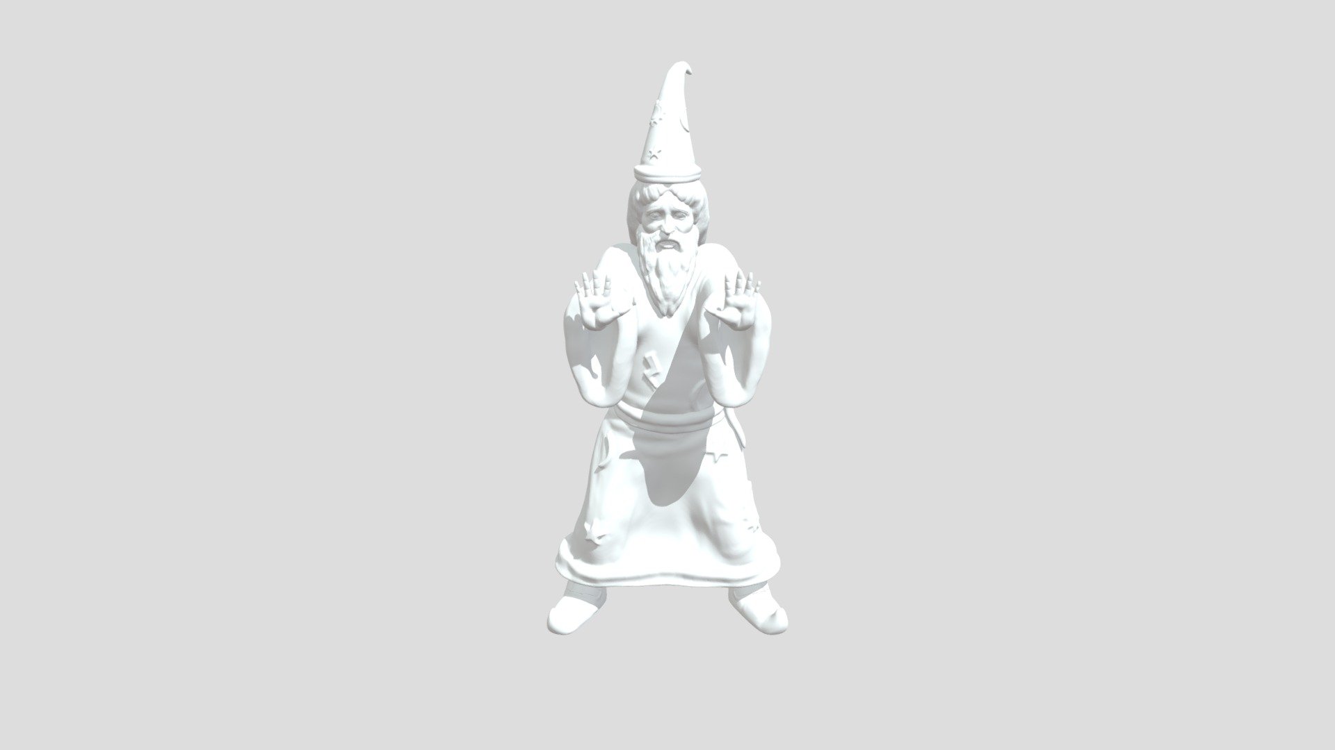 Fantasy Adventurer - Scared Wizard - Download Free 3D model by np-dev ...