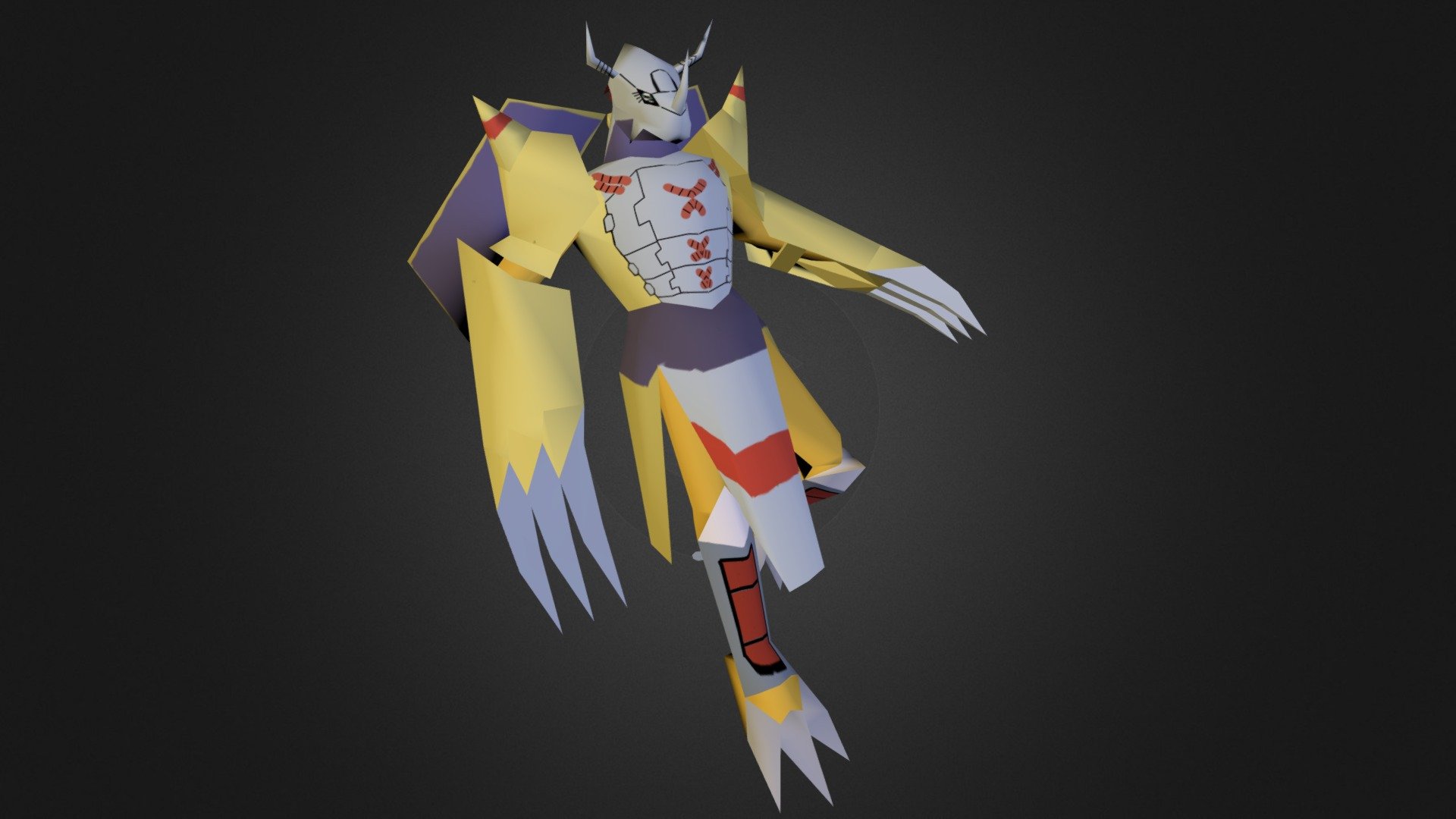 Wargraymon2 - 3D model by mikeyou0914 [443001d] - Sketchfab