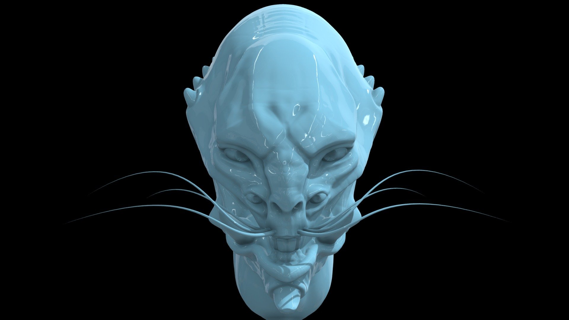 Alien Head Sculpt stl - Download Free 3D model by SonicVisual [4431473 ...