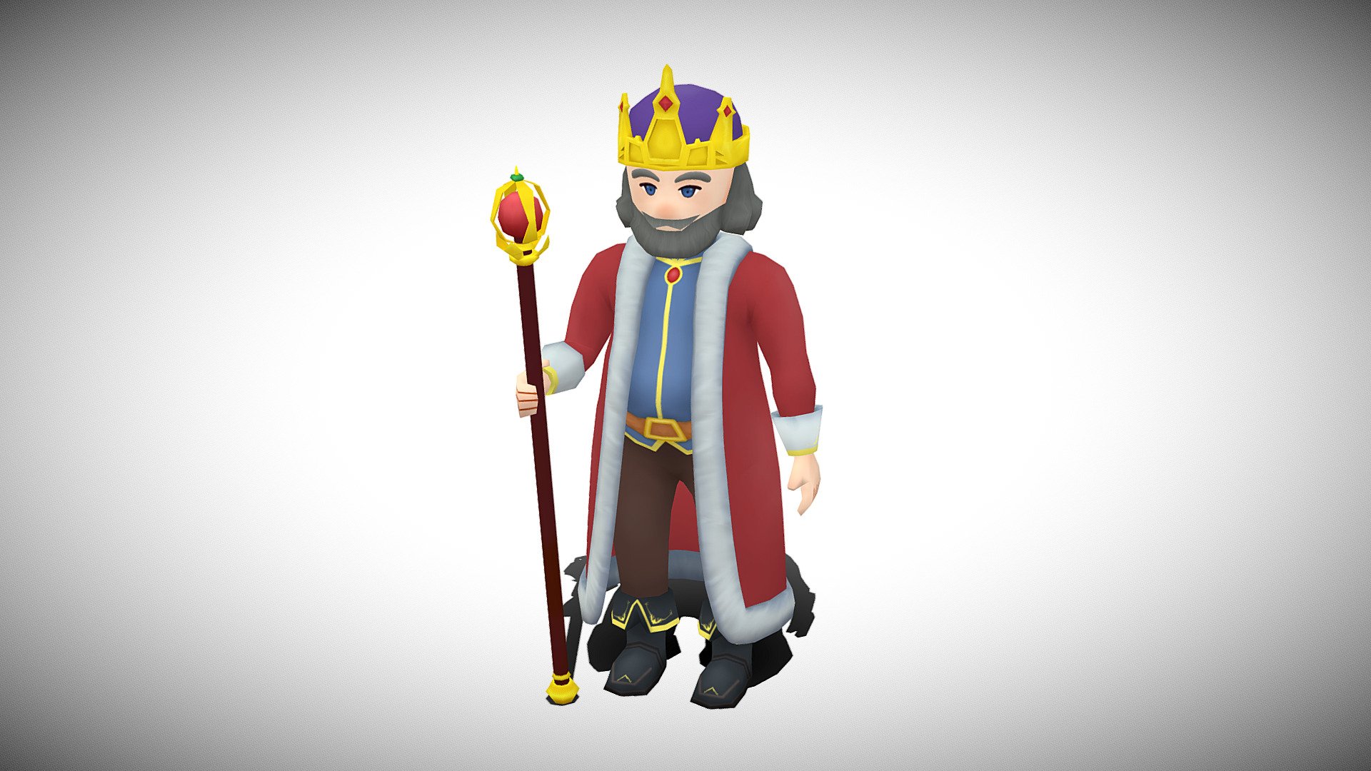 Stylized NPC - King - Buy Royalty Free 3D model by Winged Boots Studio ...