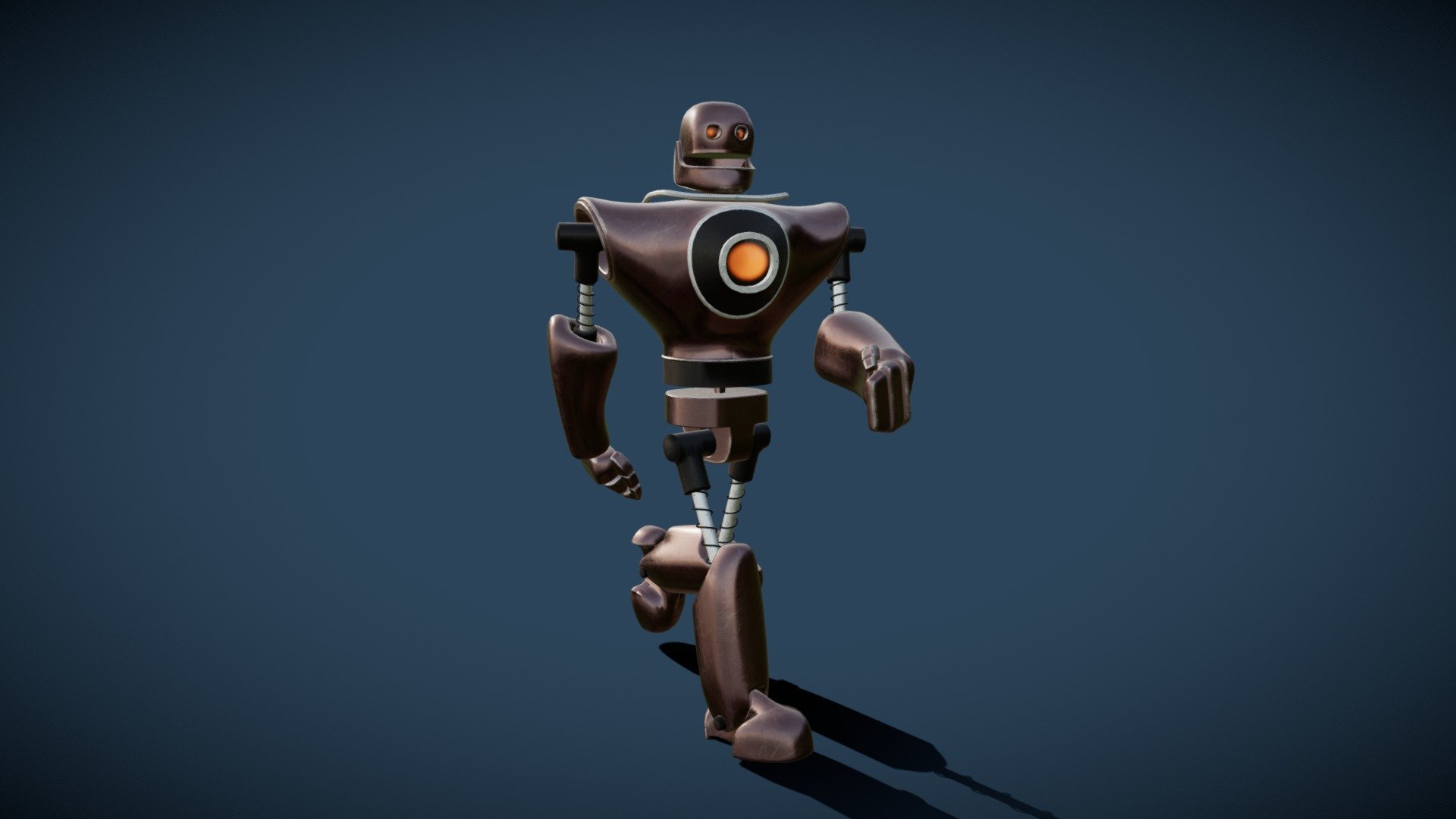 Robot Walking - Buy Royalty Free 3D model by Manoel [4431c0e ...