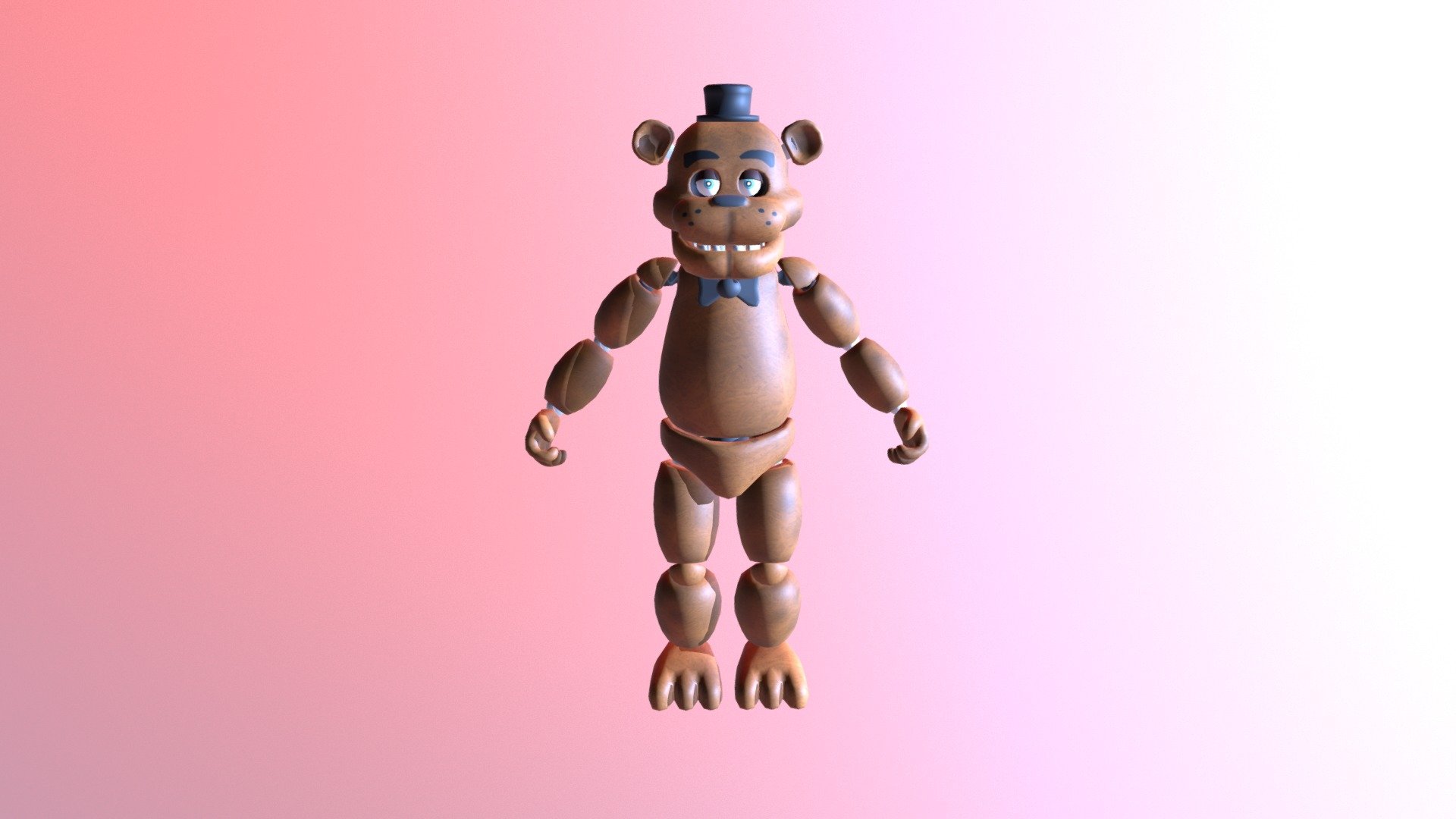 Freddy Fazbear - 3D model by Izzyminecraft33 [443309c] - Sketchfab