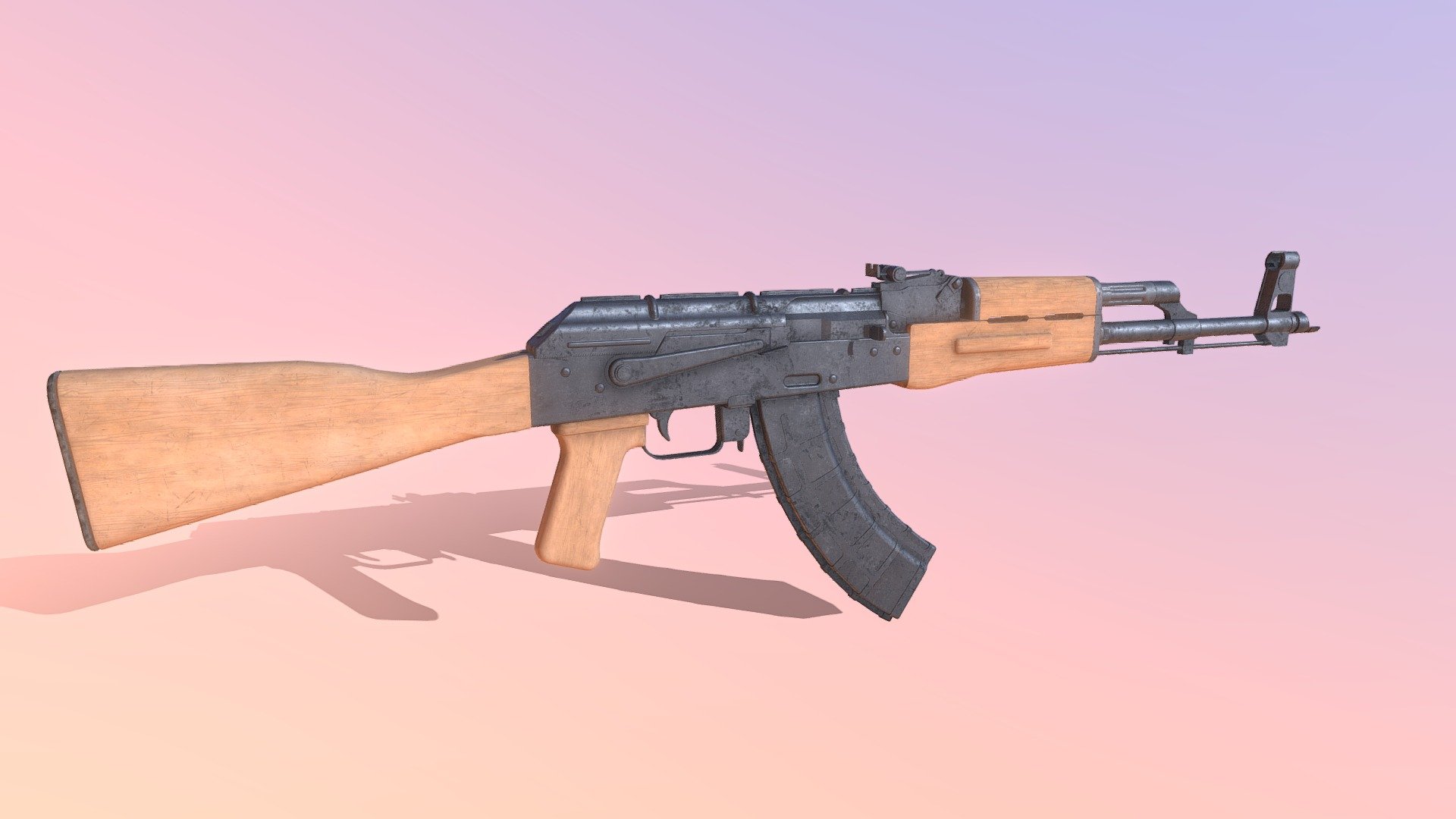 AKM - 3D model by aj1stly [4434f09] - Sketchfab