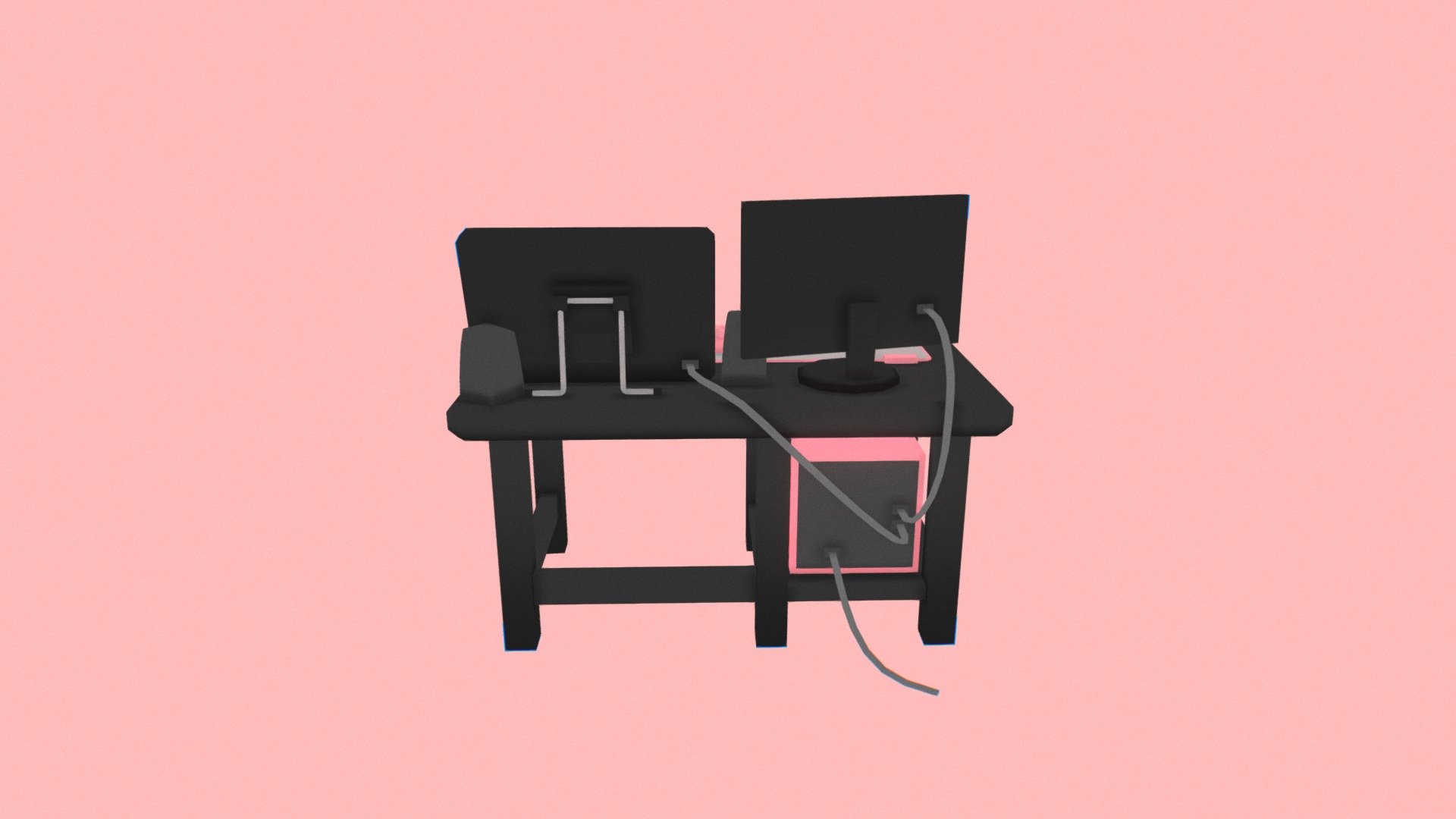 Low Poly PC - 3D model by Josh Strickland (@JoshStrickland) [4435a65 ...