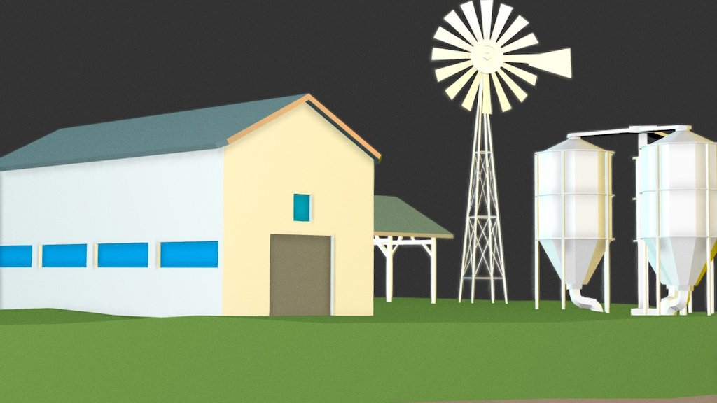 Farm - 3D model by fabiobrunello [4436269] - Sketchfab
