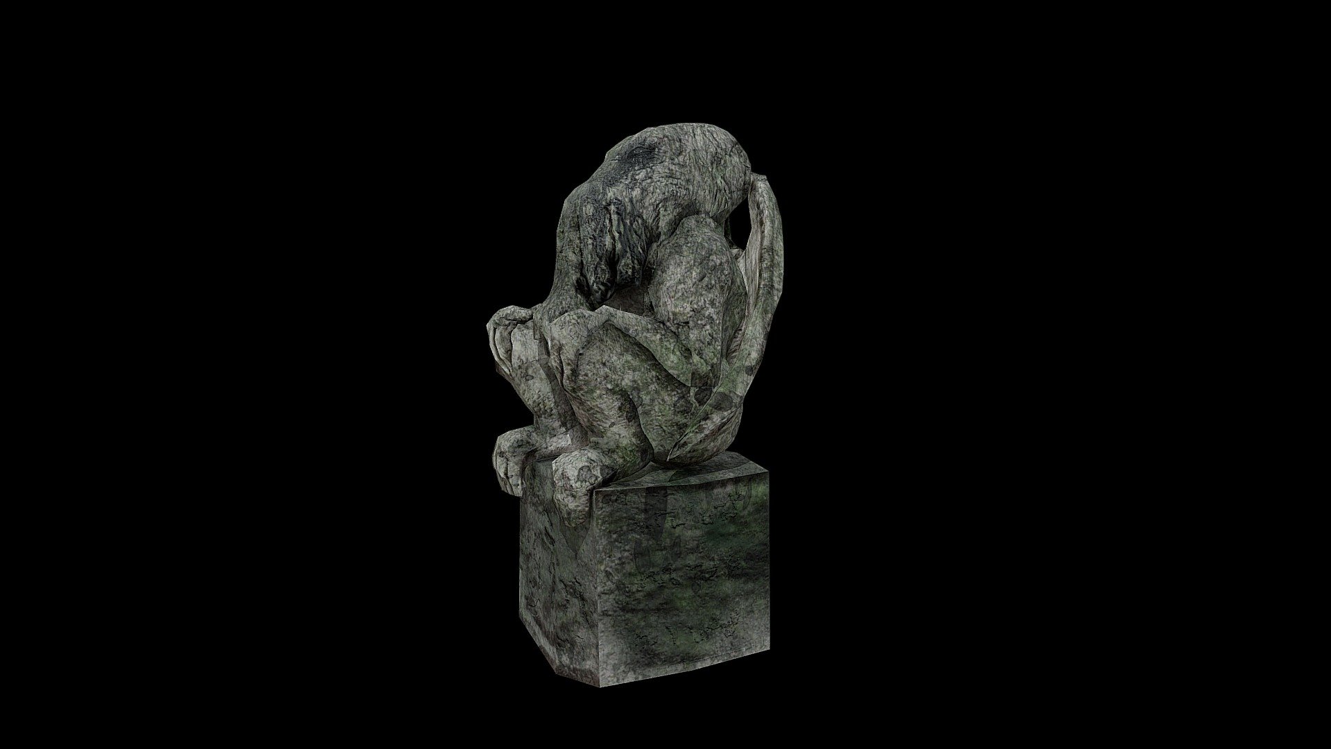 Catuhlu statue, H.P. Lovecraft Call of Cthulhu - 3D model by ...
