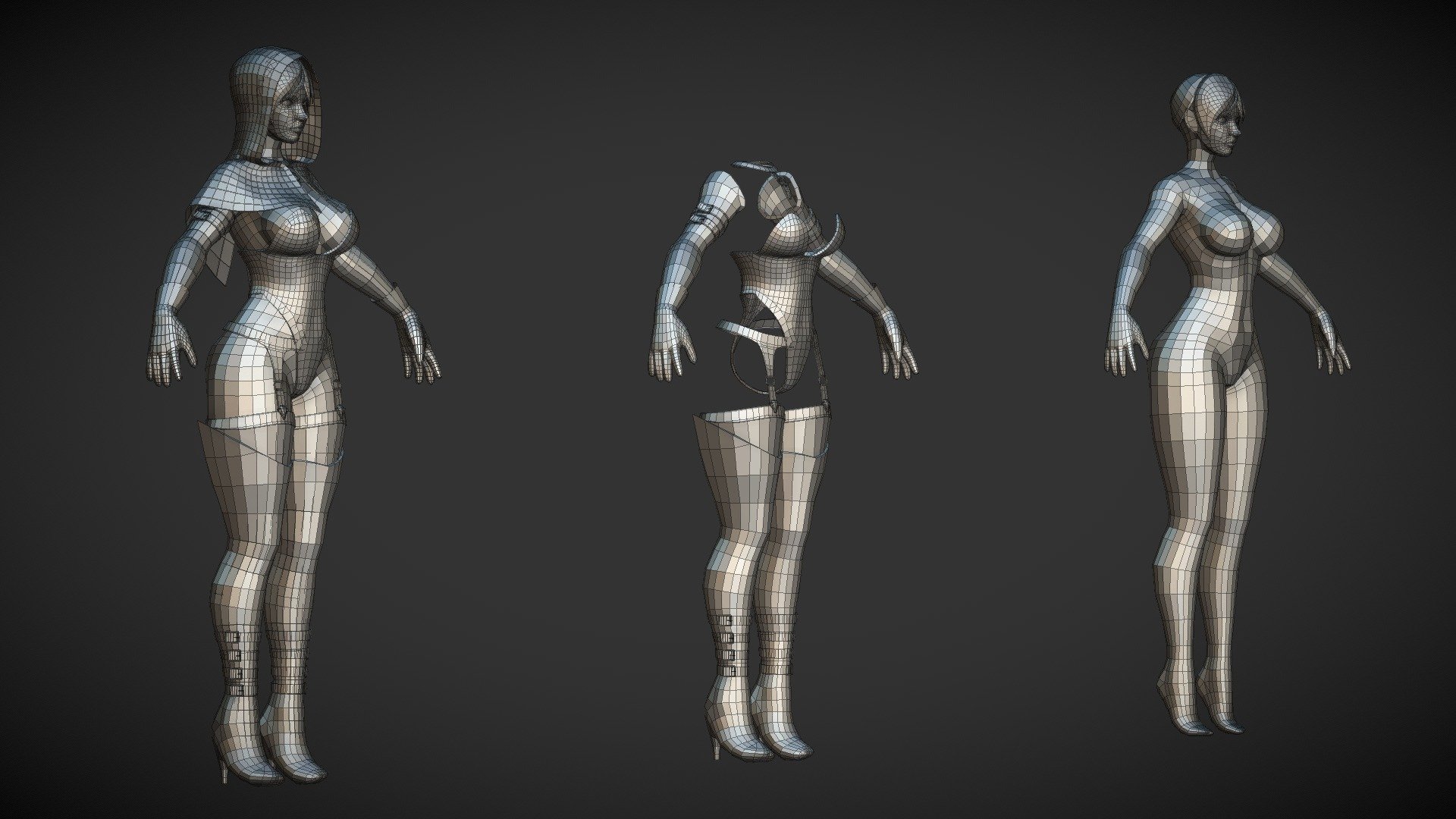 Female_Elf_Ref - 3D model by Baydinman [44398c9] - Sketchfab