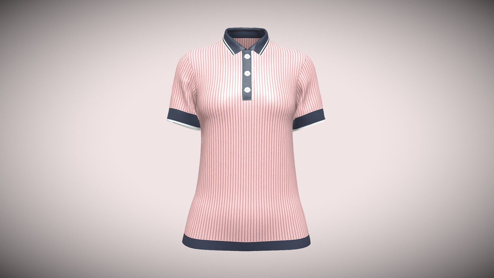 Girls Polos - Buy Royalty Free 3D model by Clothing Cart (@clothingcart ...