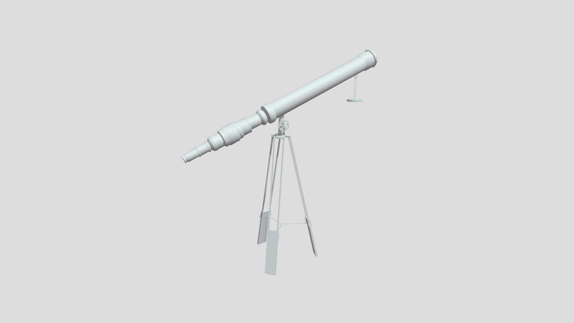 Telescope - Download Free 3D model by IBialas [443a5fa] - Sketchfab