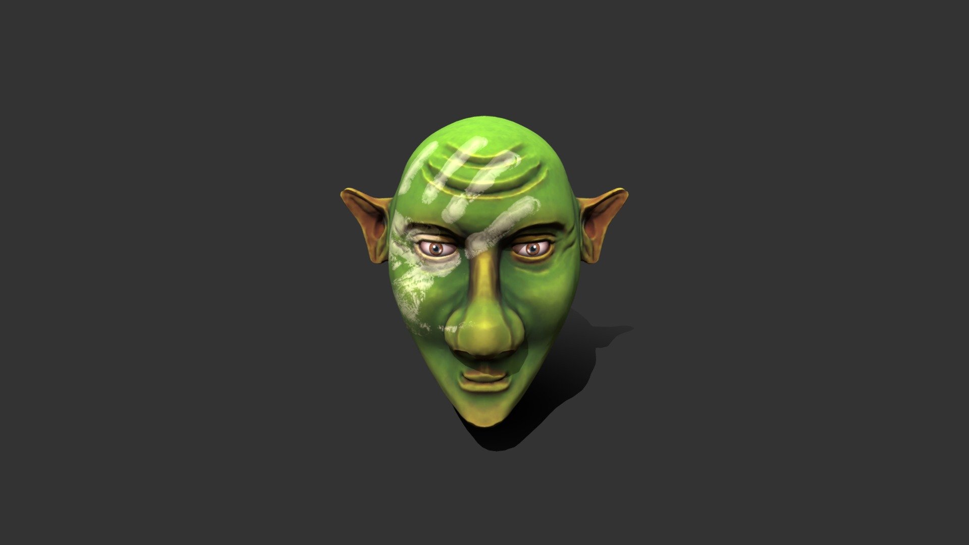 Stylized Orc Head - 3D model by berkcatalyurekk [443cbcc] - Sketchfab
