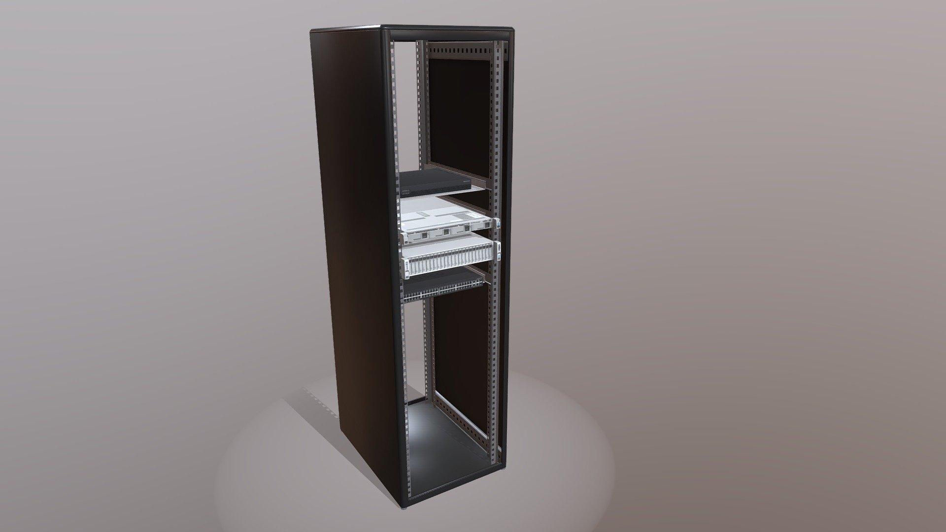 Server cabinet for friends - 3D model by lvrbonfire [443d8b9] - Sketchfab