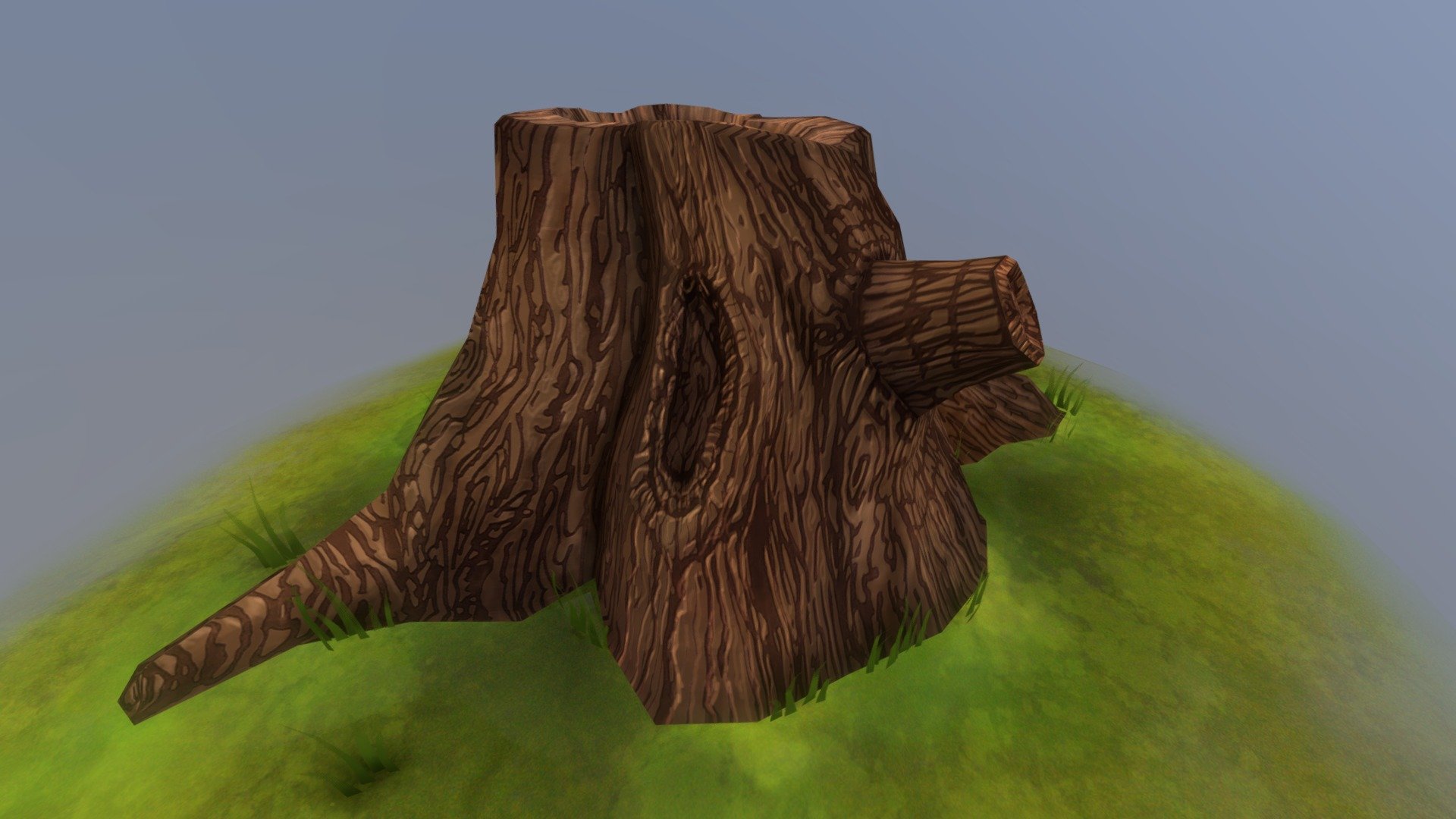 Low Poly Tree Stump 2 - Download Free 3D model by angieb1970 [443ddfe ...