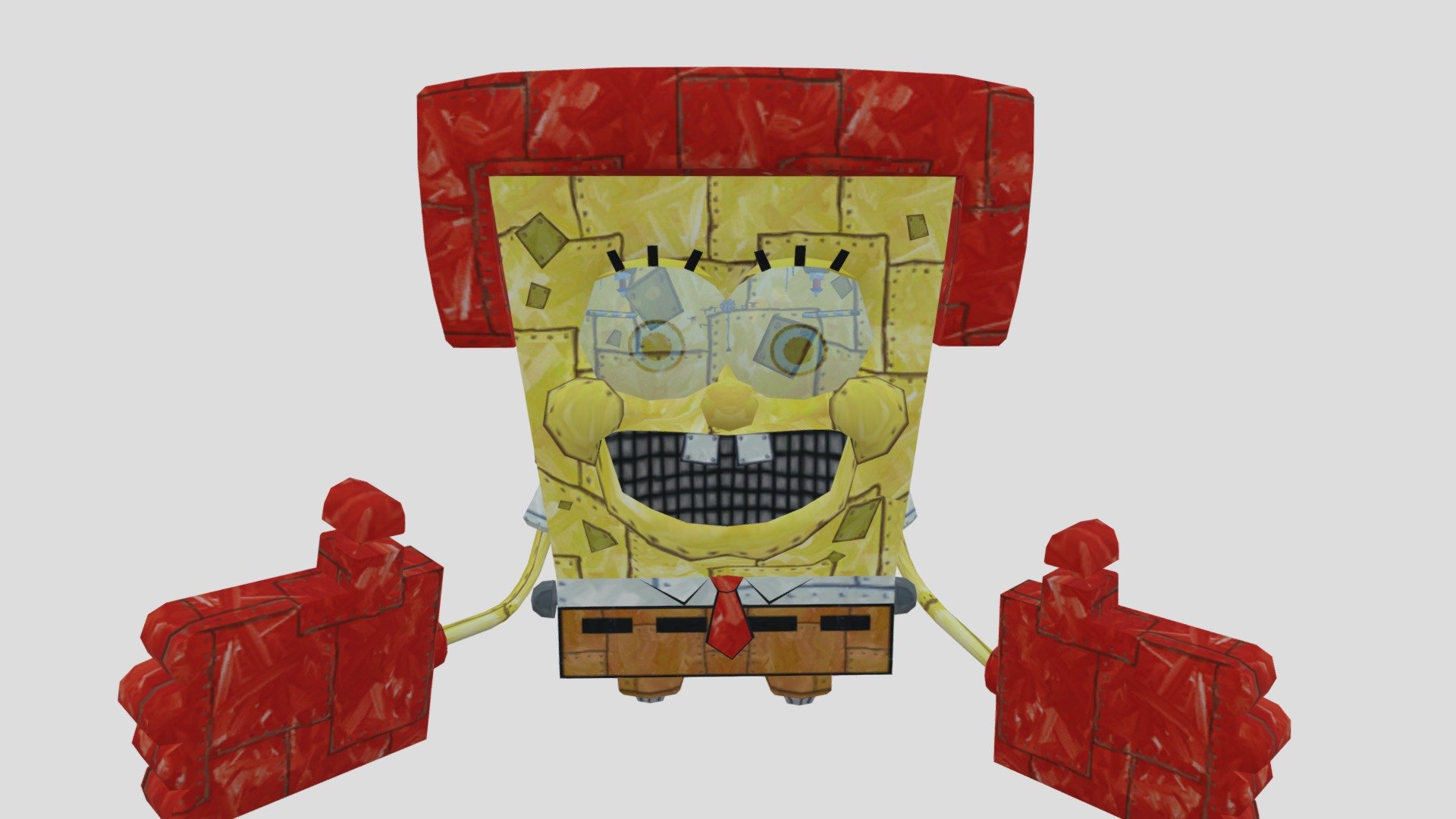 BFBB - SpongeBot Steelpants Animation - Download Free 3D model by SMF ...