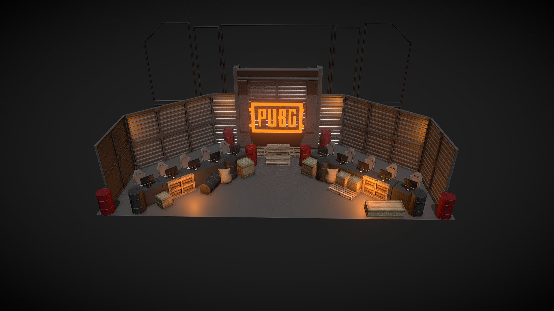 PUBG-casters- Play - 3D model by maksym.lyakhov.maxlama [44410a4 ...