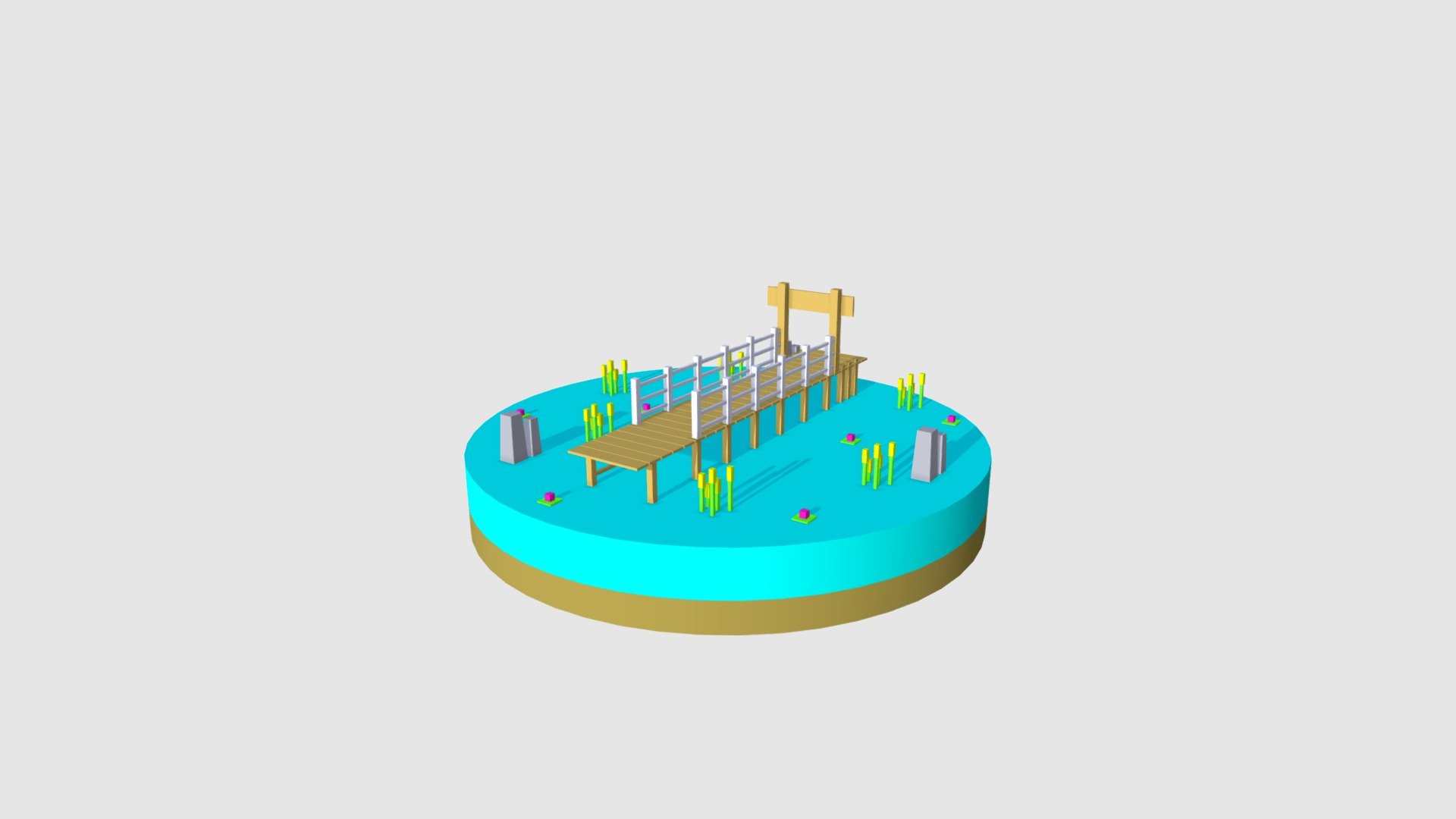 Low Poly Map 2 - 3D model by Aydemav Studio (@aydemavstudio) [444156f ...