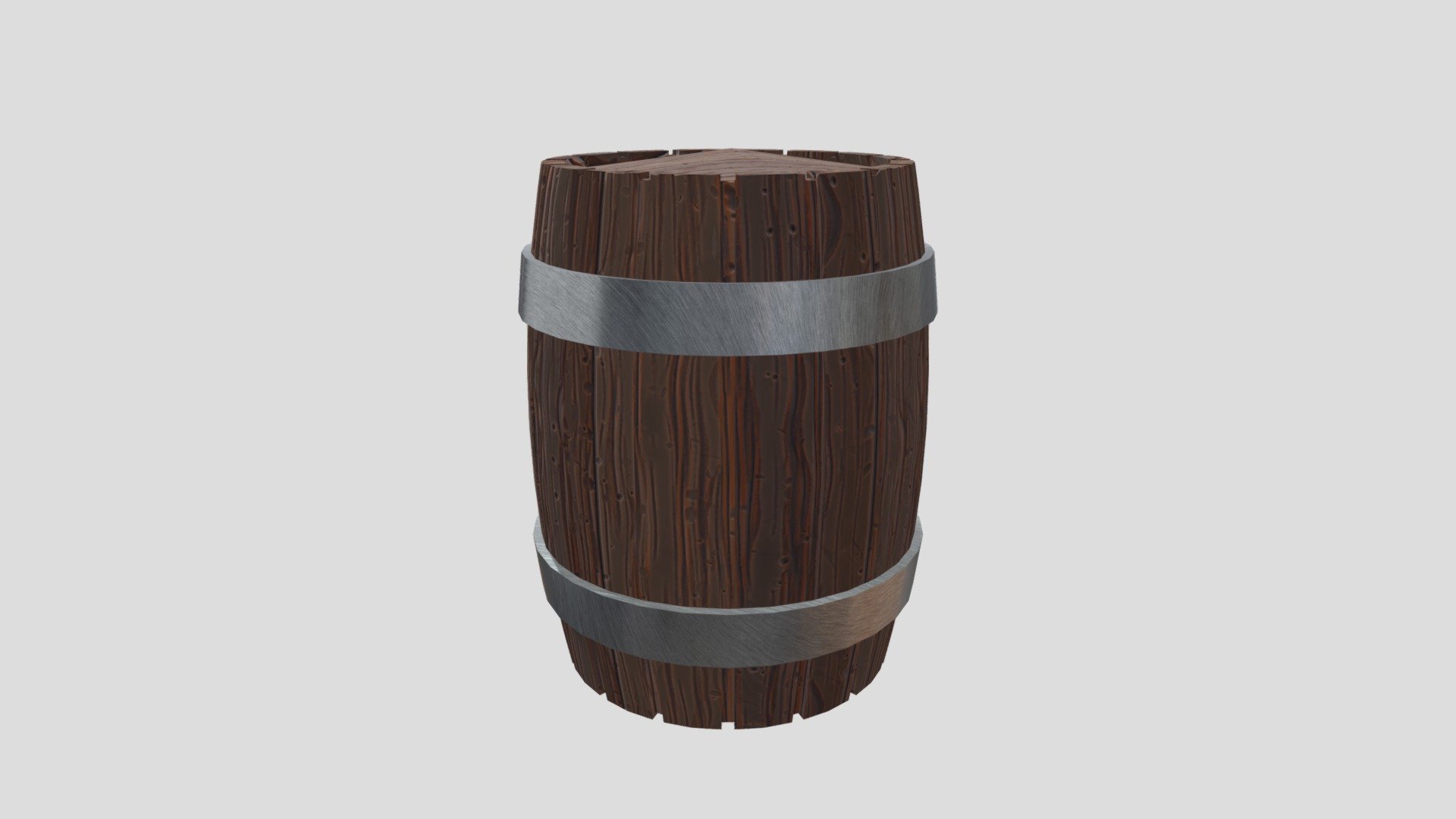 Wooden Barrel - 3D model by ju_ulia [4441a38] - Sketchfab