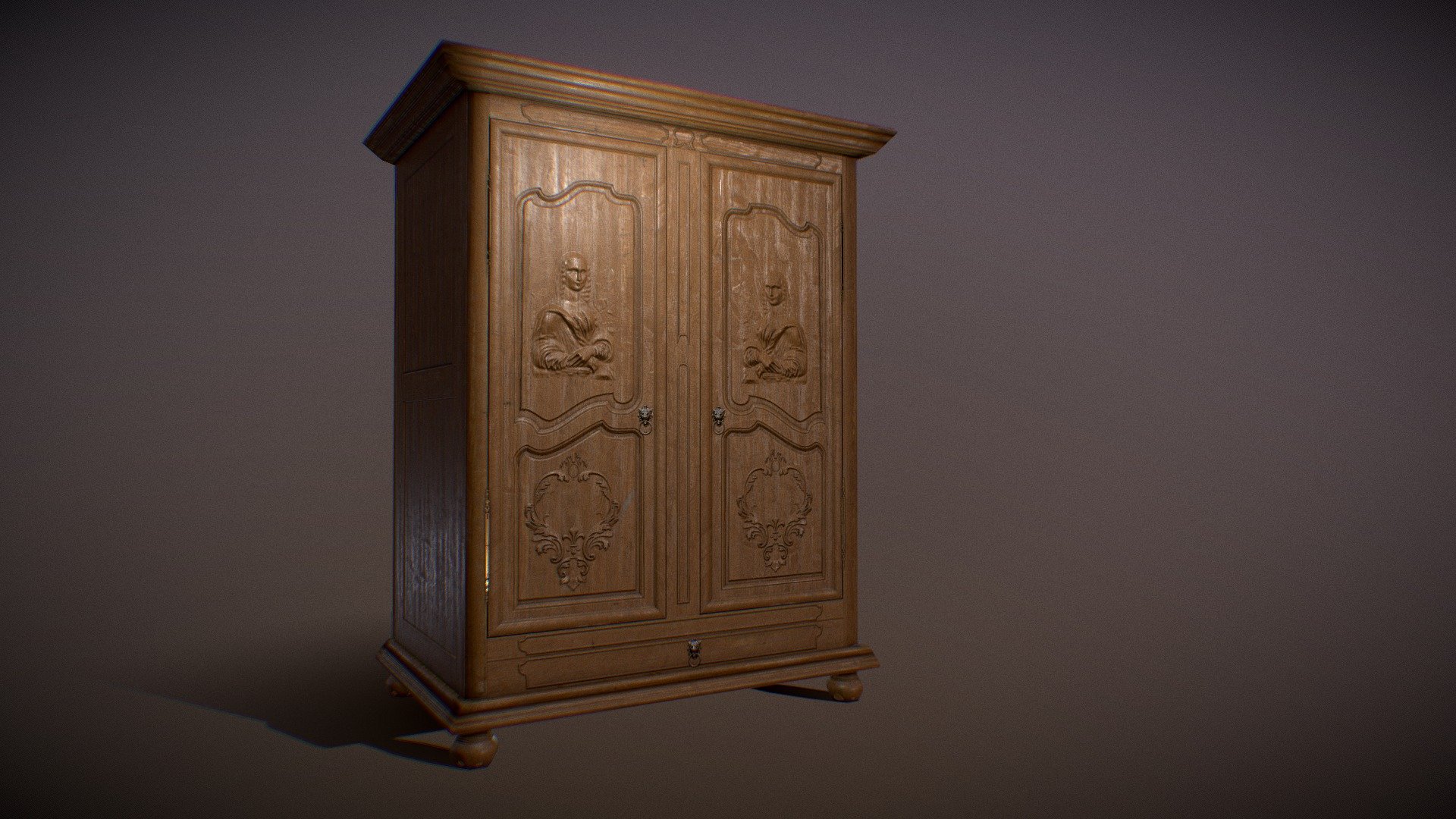 Armoire - Download Free 3D model by yellokab [444445f] - Sketchfab