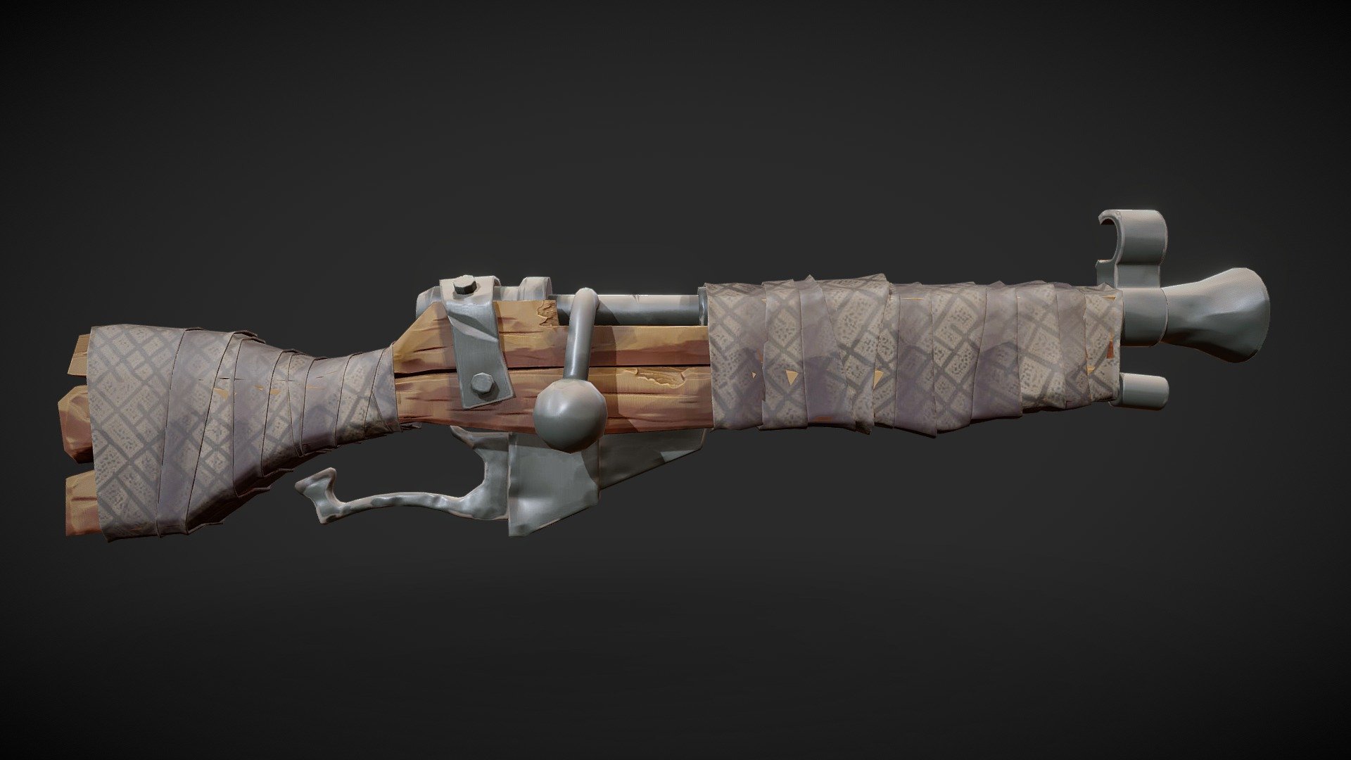 Stylized sniper rifle - 3D model by gus_thewise [4447694] - Sketchfab