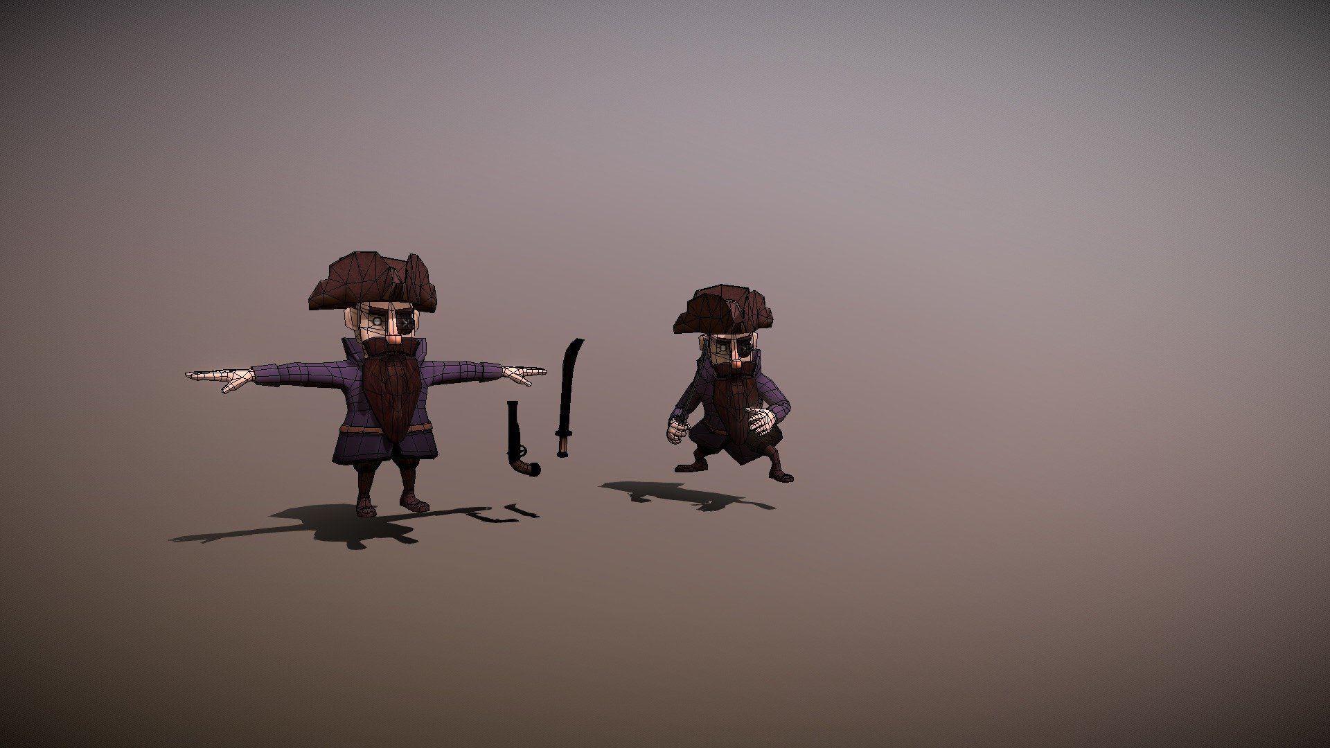 Low Poly Stylize Pirate - Download Free 3D model by Caner.Kahya ...