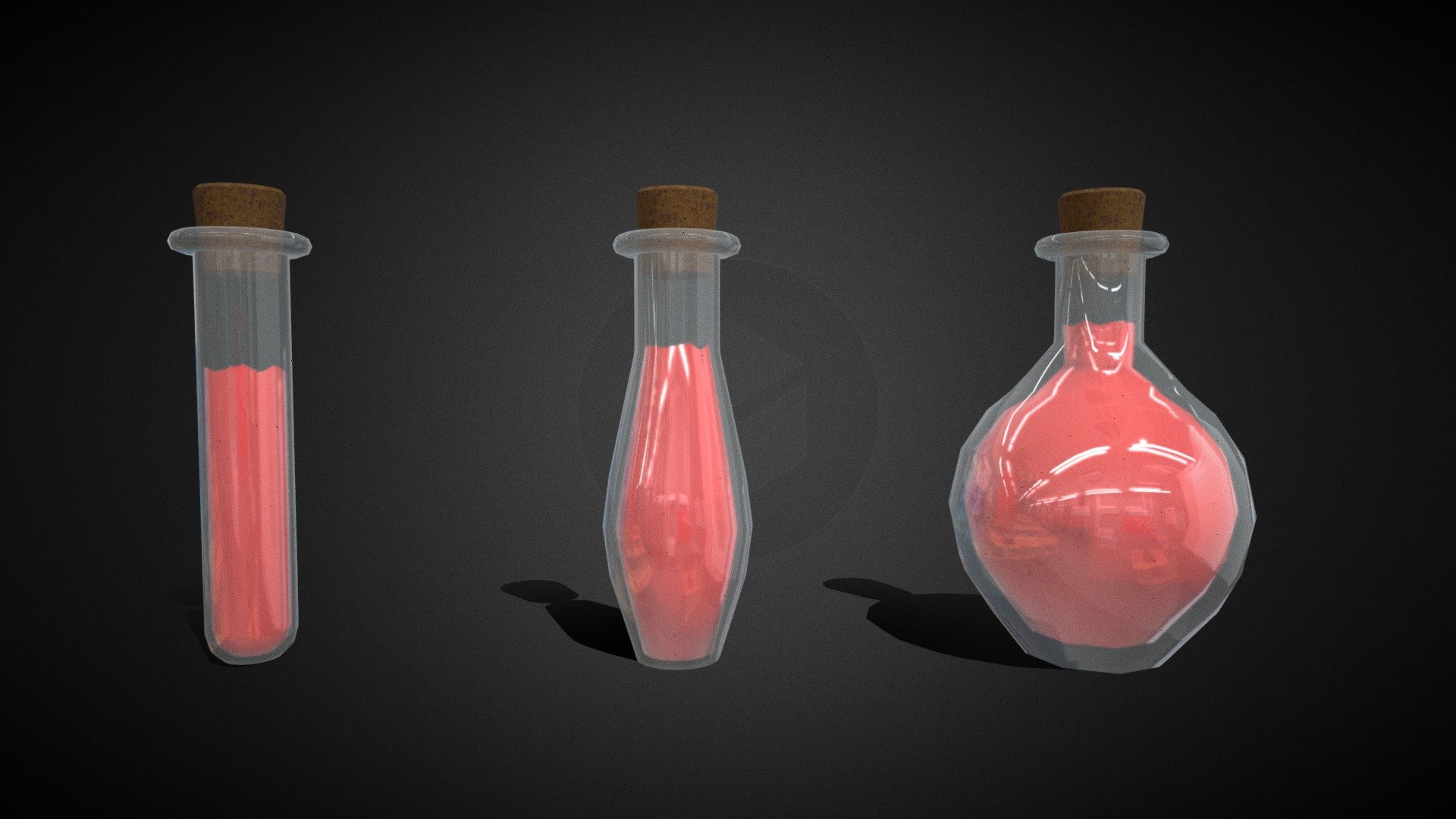 Potions - 3D model by FRH4D [444971e] - Sketchfab