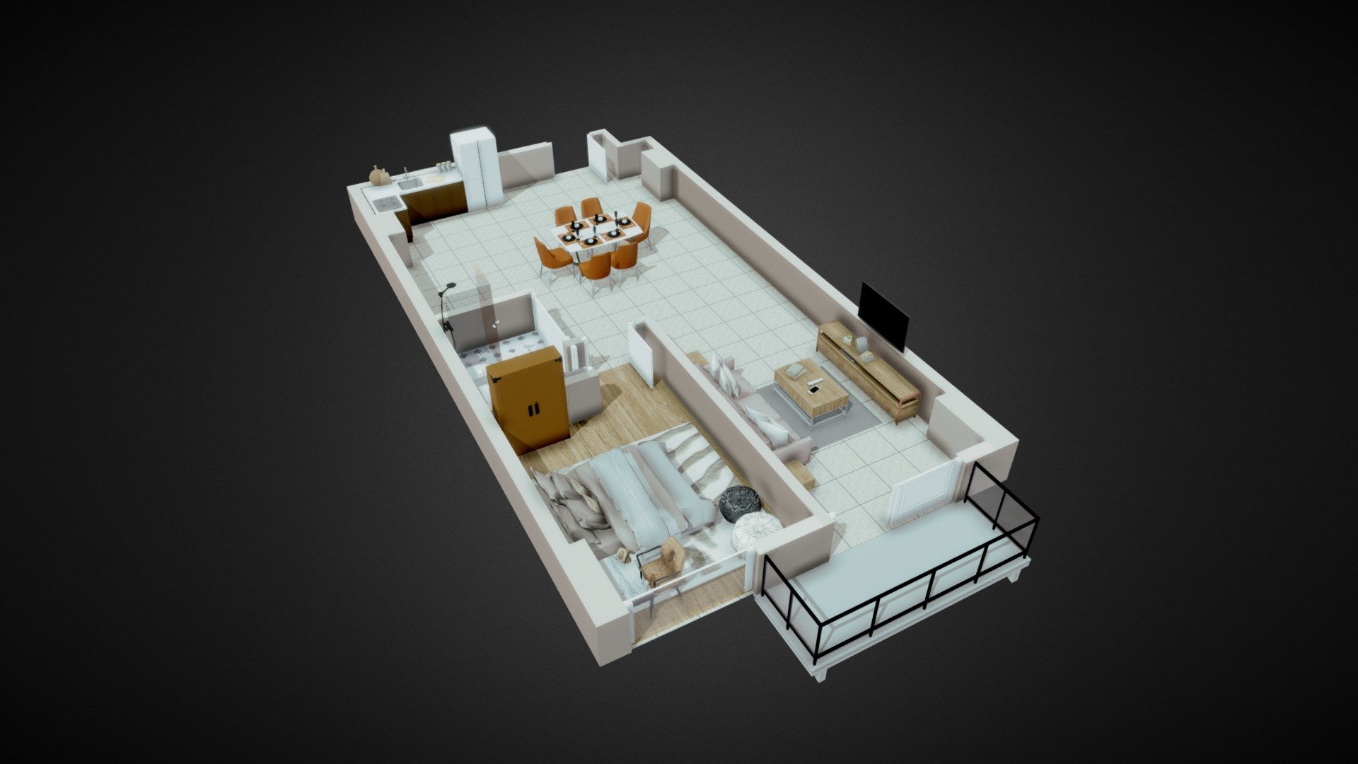 Unit H - 3D model by UNLIMITED POSSIBILITIES (@UP_TEAM) [4449b45 ...