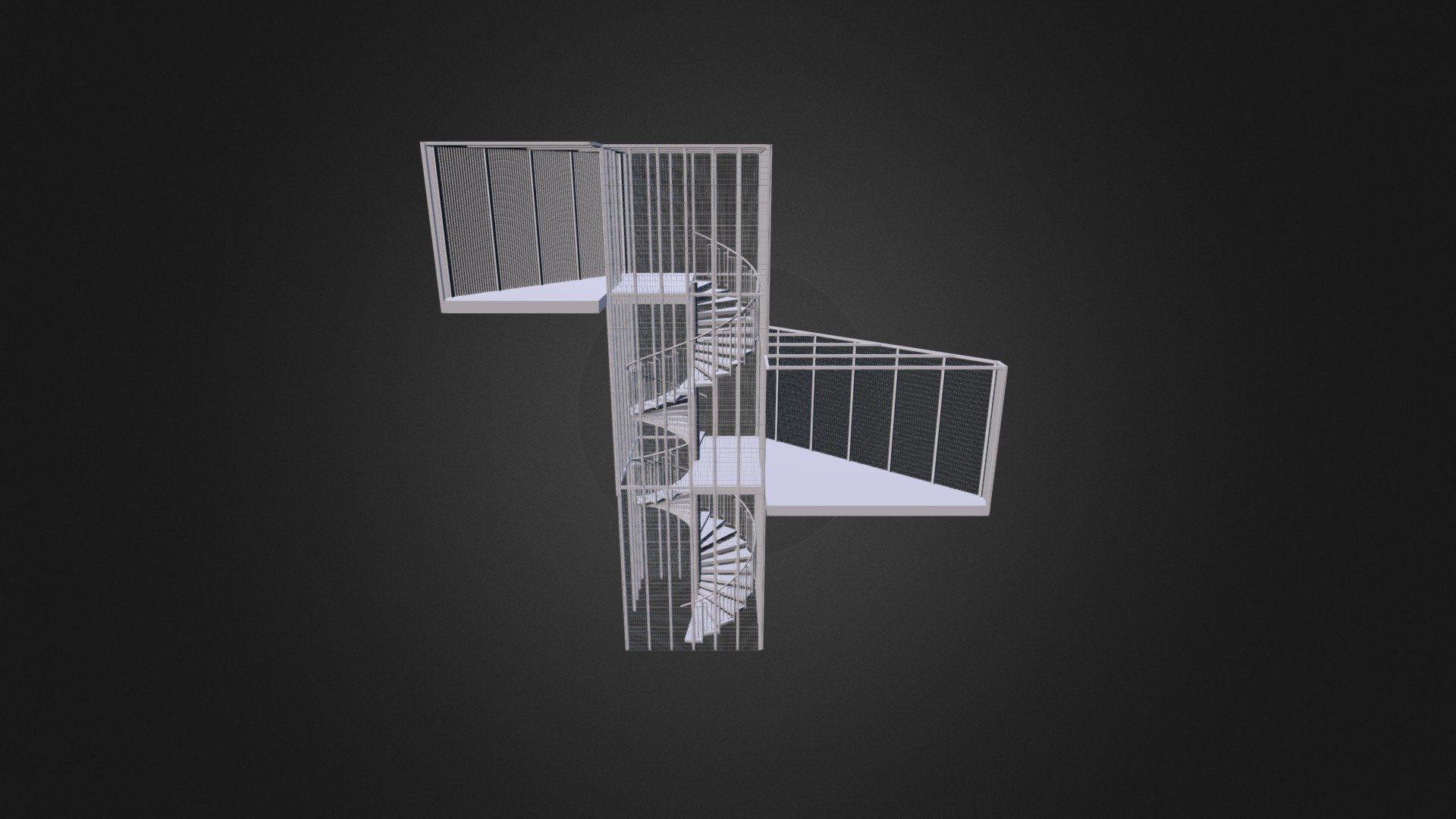 Spiral stairs - 3D model by metalworks.lt [444a3d6] - Sketchfab