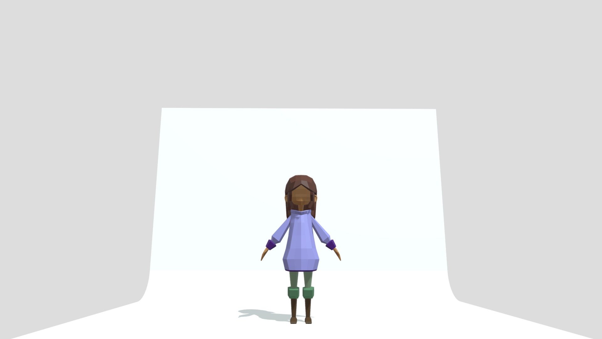 Low Poly Girl - 3D model by halia_najera (@haliamailani) [444a6b7 ...